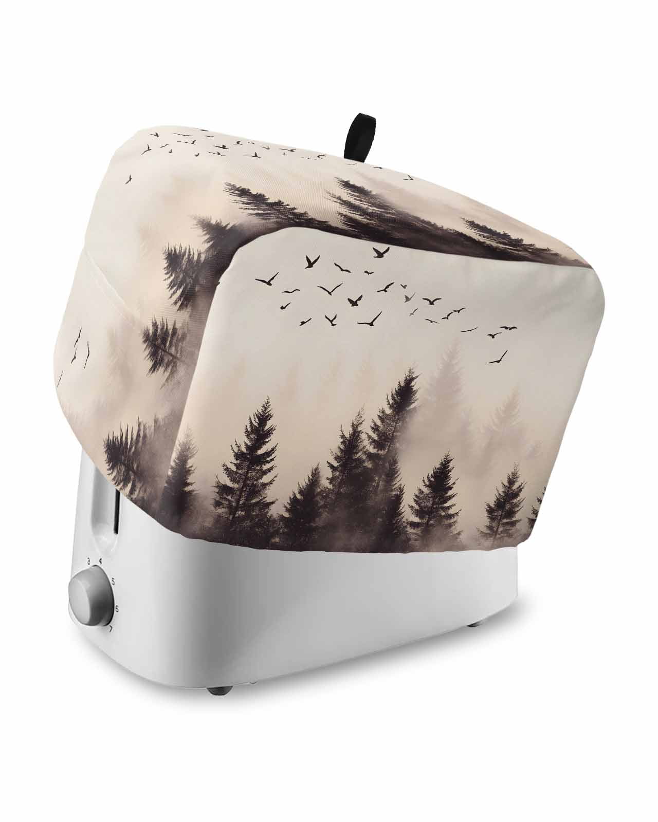 Fsddascl Rustic Mist Forest Toaster Cover 4 Slice, Large Kitchen ...