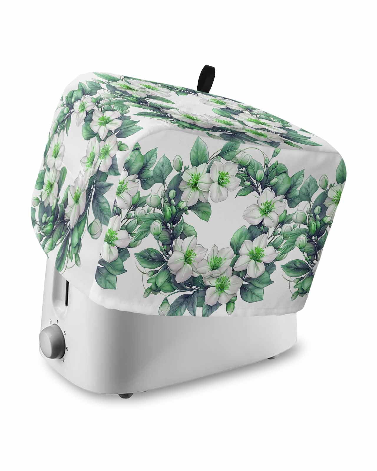Fsddascl Sage Green Botanical Toaster Cover 4 Slice, Large Kitchen ...