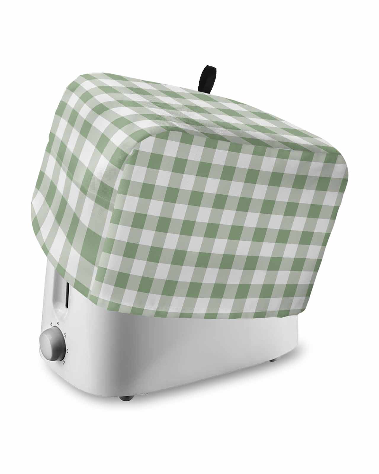 Fsddascl Sage Green Checkered Toaster Cover 4 Slice, Large Kitchen ...