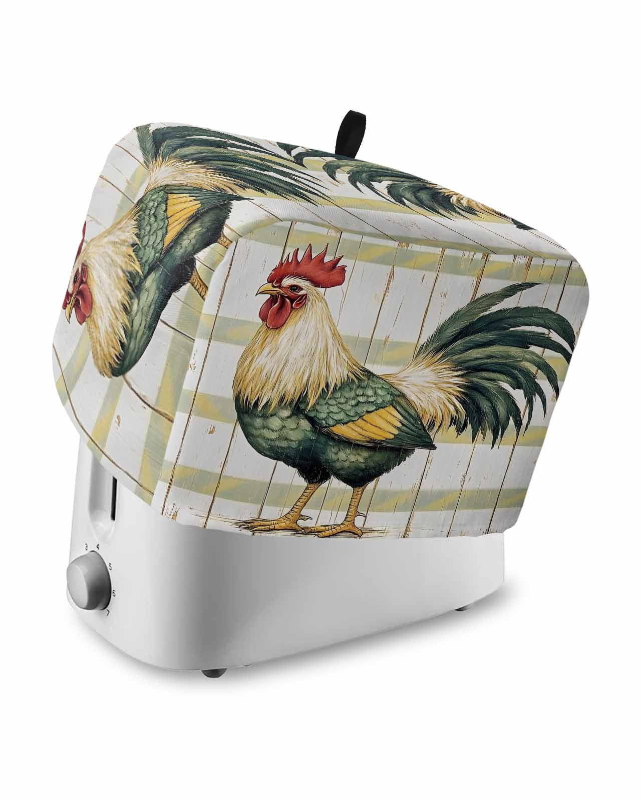 Fsddascl Sage Green Rooster Small Toaster Cover 2 Slice, Kitchen ...