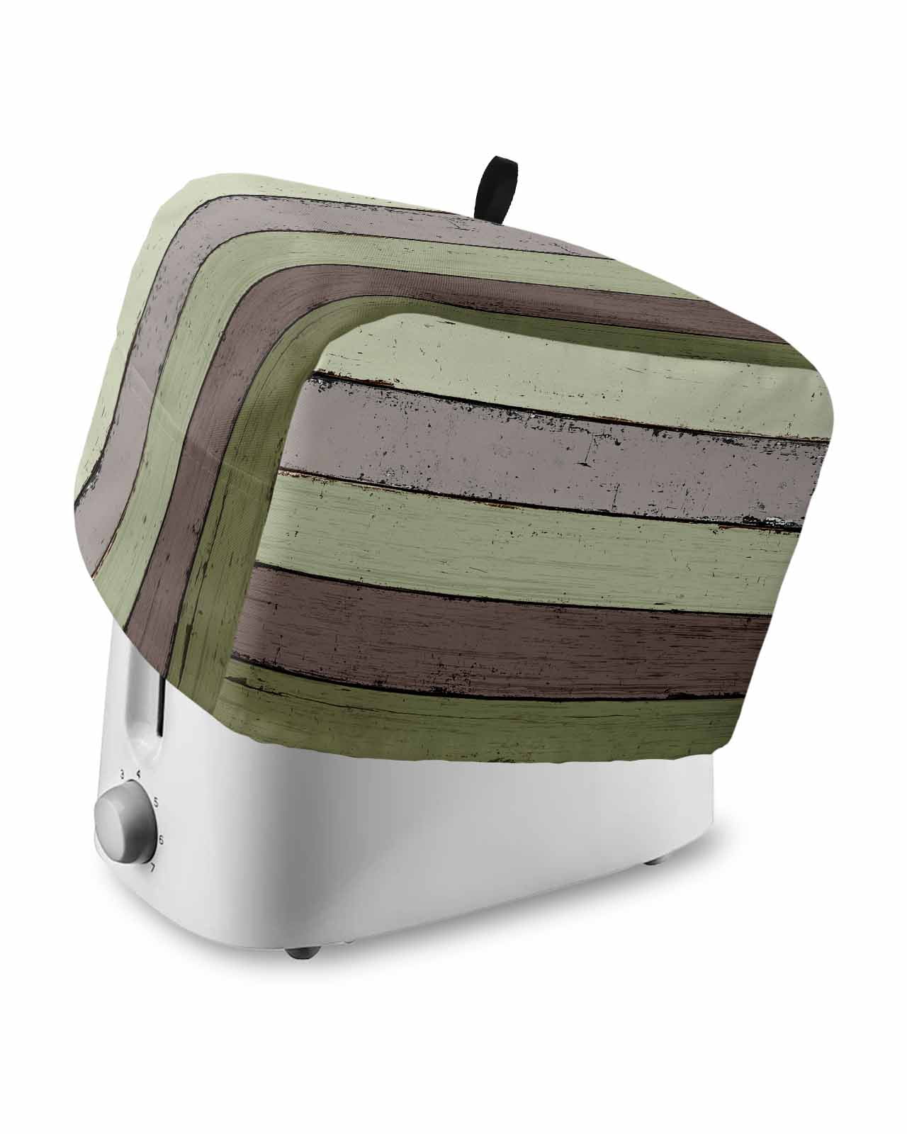 Fsddascl Sage Green Wooden Small Toaster Cover 2 Slice, Kitchen ...