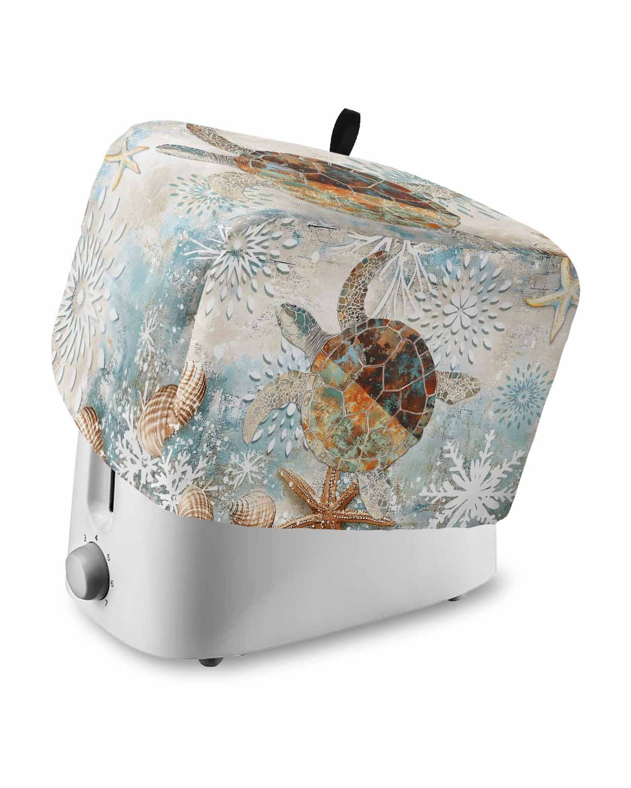 Fsddascl Sea Turtle Coastal Small Toaster Cover 2 Slice, Kitchen ...