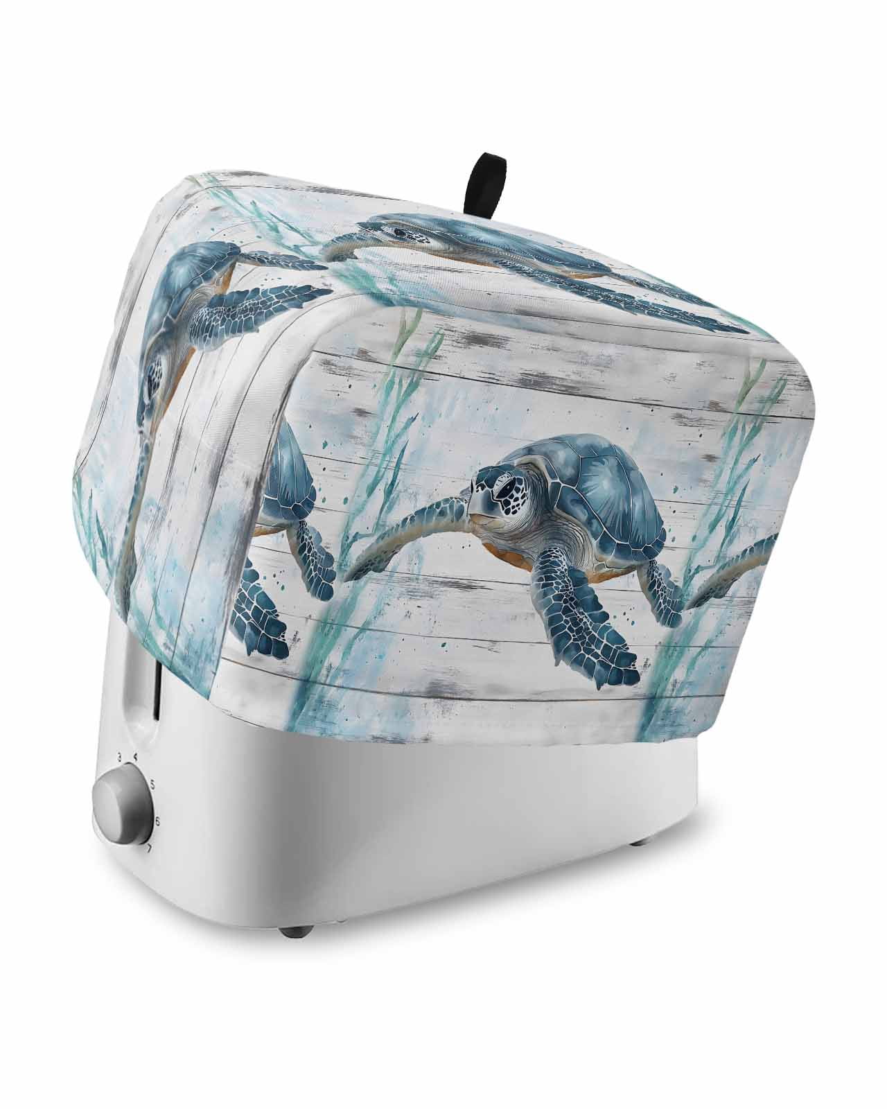 Fsddascl Sea Turtle Teal Green Small Toaster Cover 2 Slice, Kitchen ...