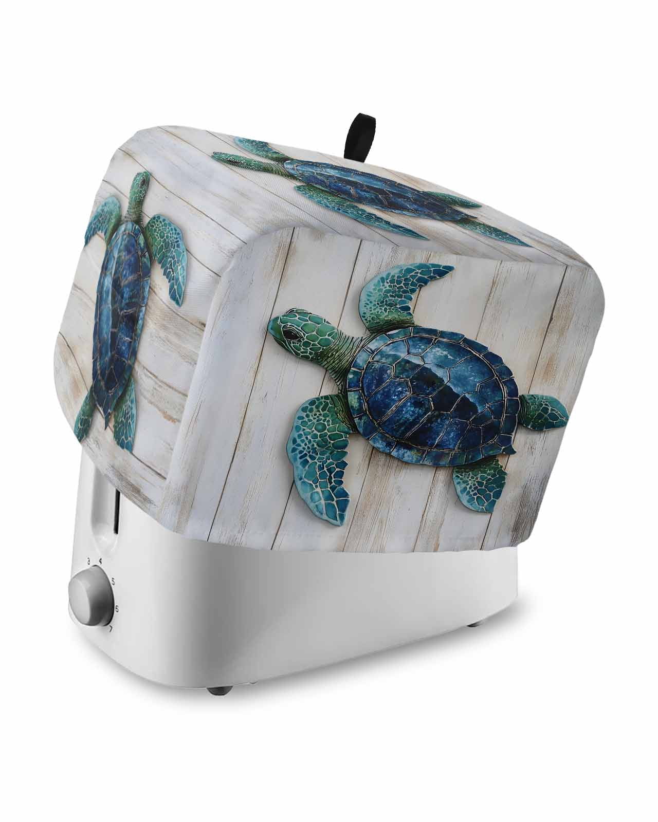 Fsddascl Sea Turtle Toaster Cover 4 Slice, Large Kitchen Appliance ...