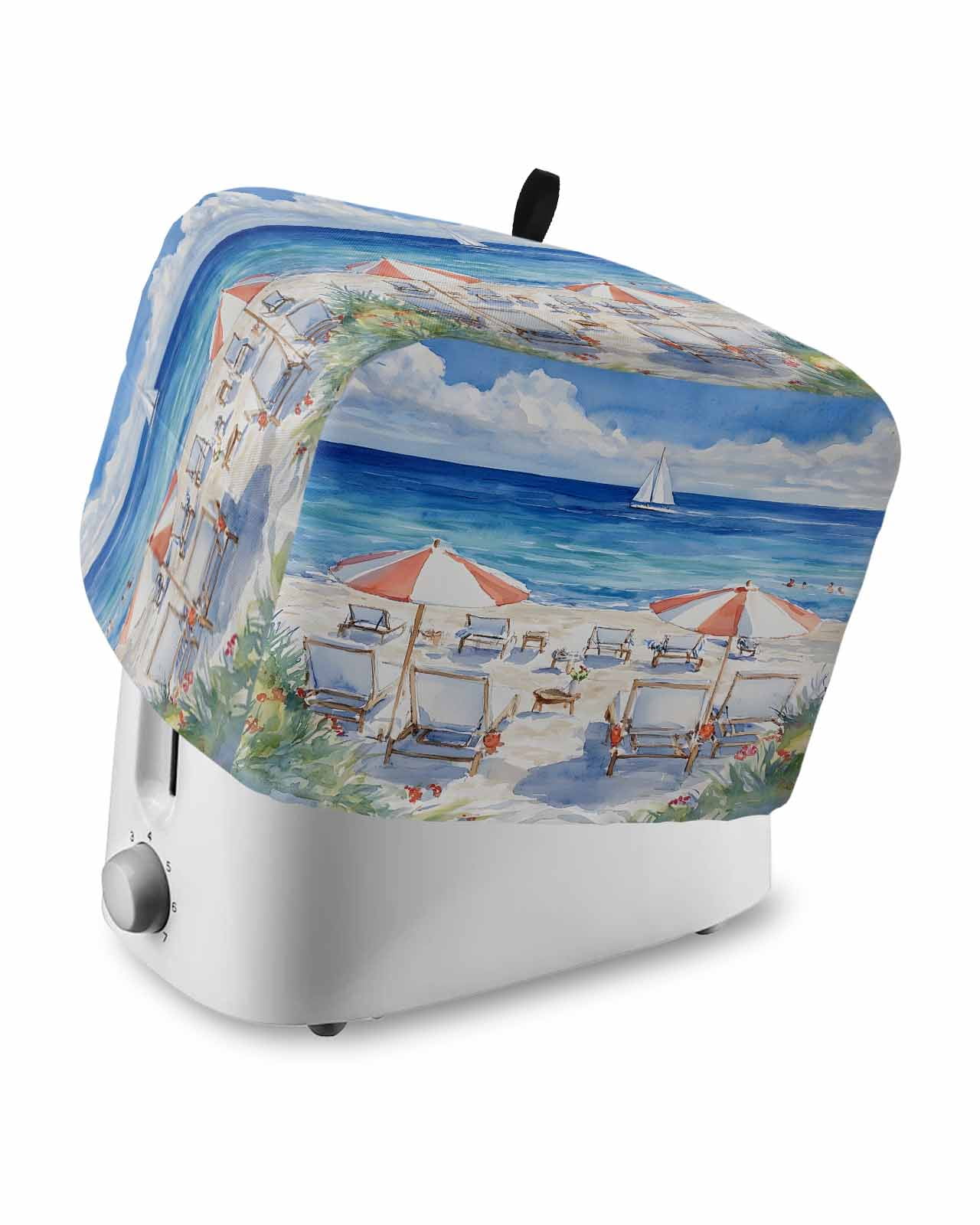 Fsddascl Sea Wave Blue Small Toaster Cover 2 Slice, Kitchen Appliance ...