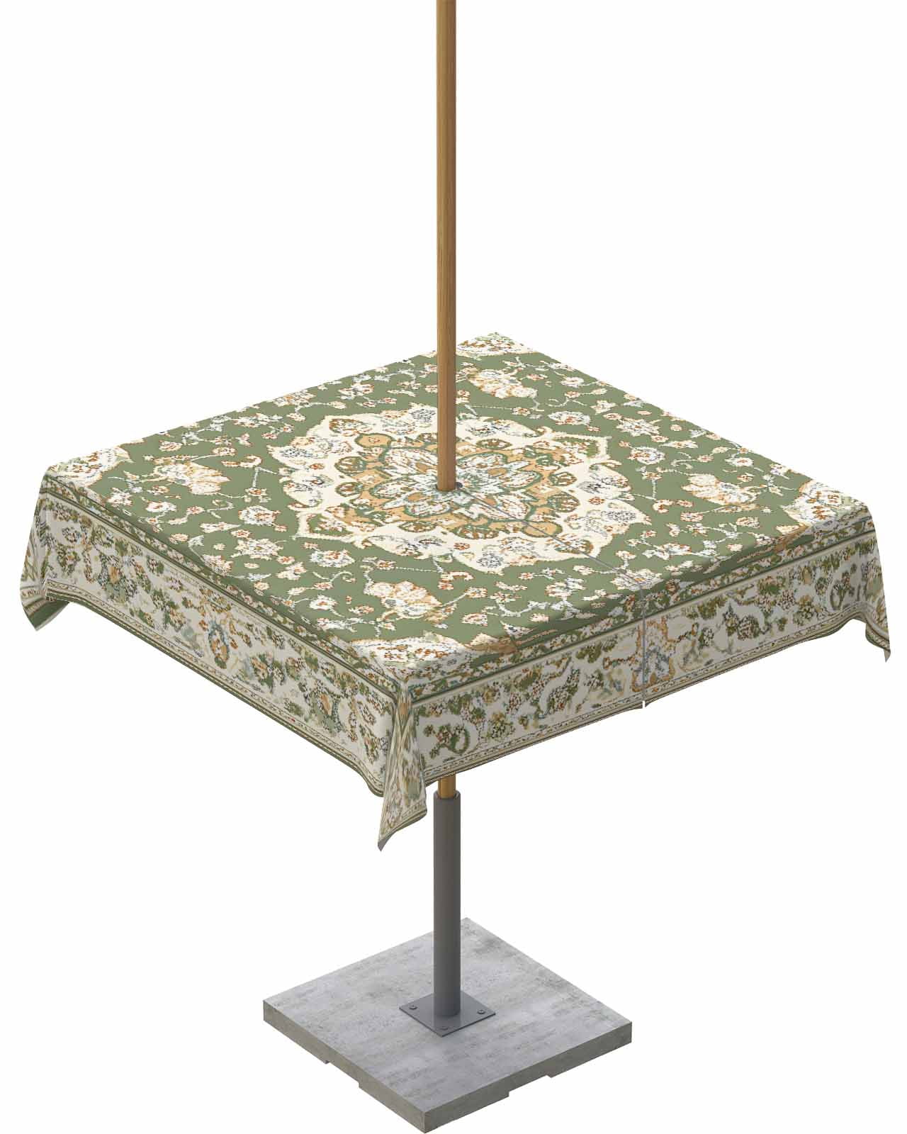 Fsddascl Southwestern Sage Green Outdoor Tablecloth - 60x60 Inch Square ...