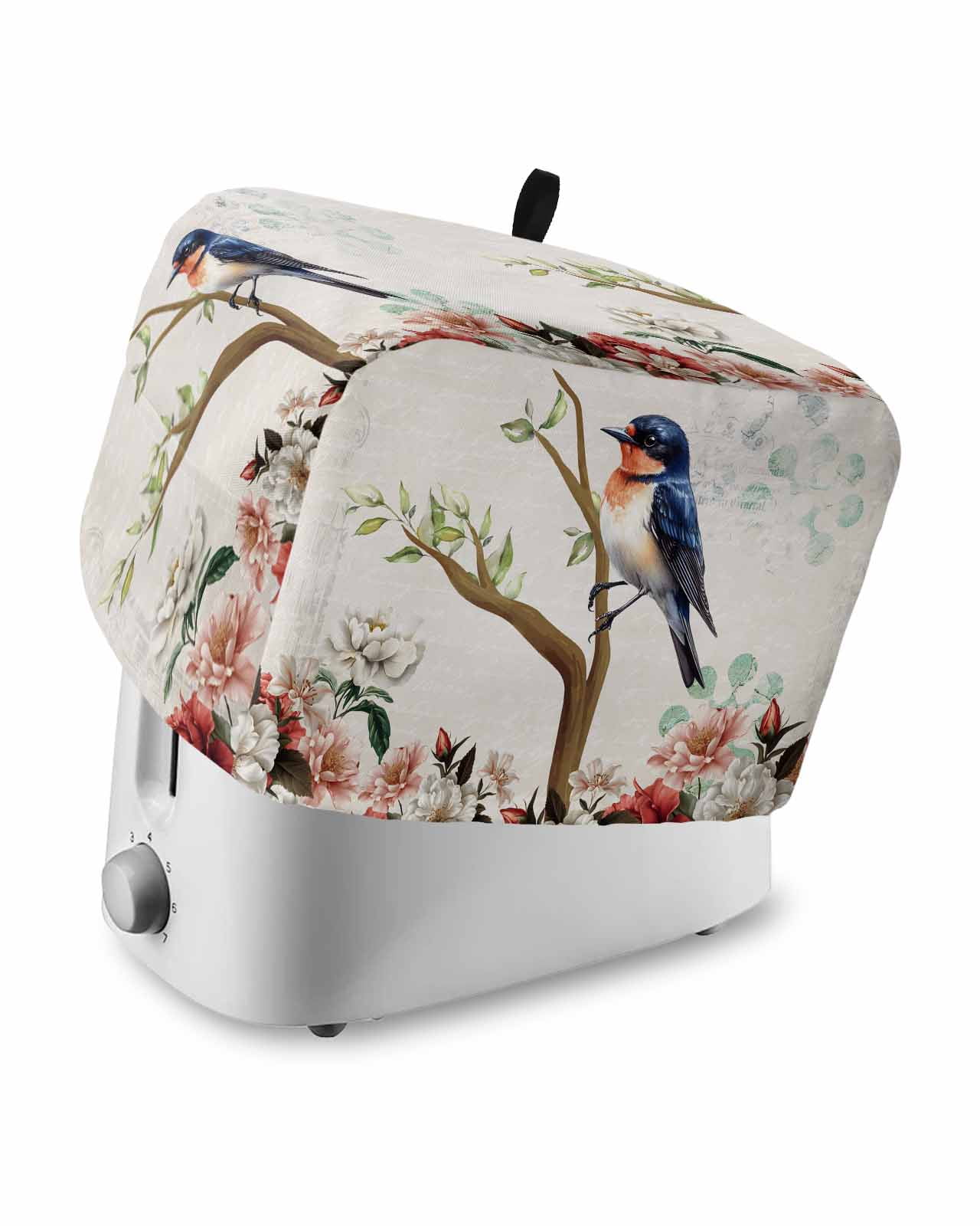 Fsddascl Spring Bird Branch Toaster Cover 4 Slice, Large Kitchen ...