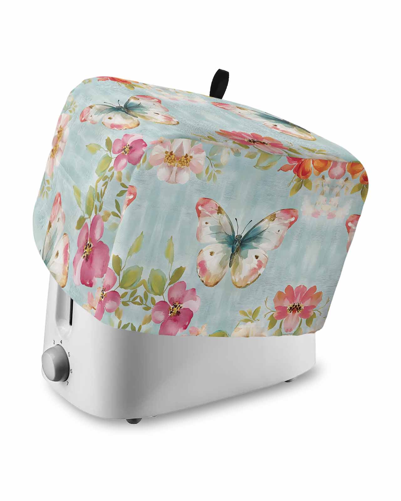 Fsddascl Spring Colorful Butterfly Small Toaster Cover 2 Slice, Kitchen ...