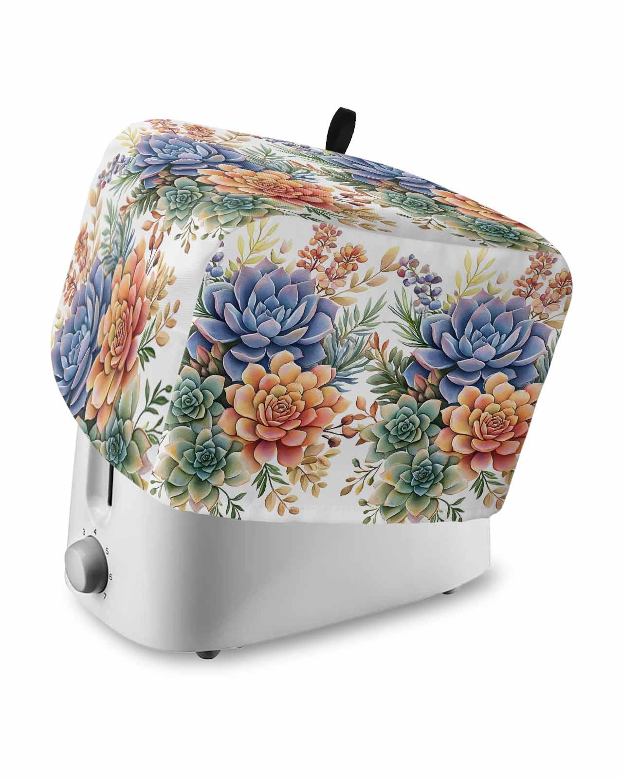 Fsddascl Spring Floral Succulents Toaster Cover 2 Slice, Small Kitchen ...