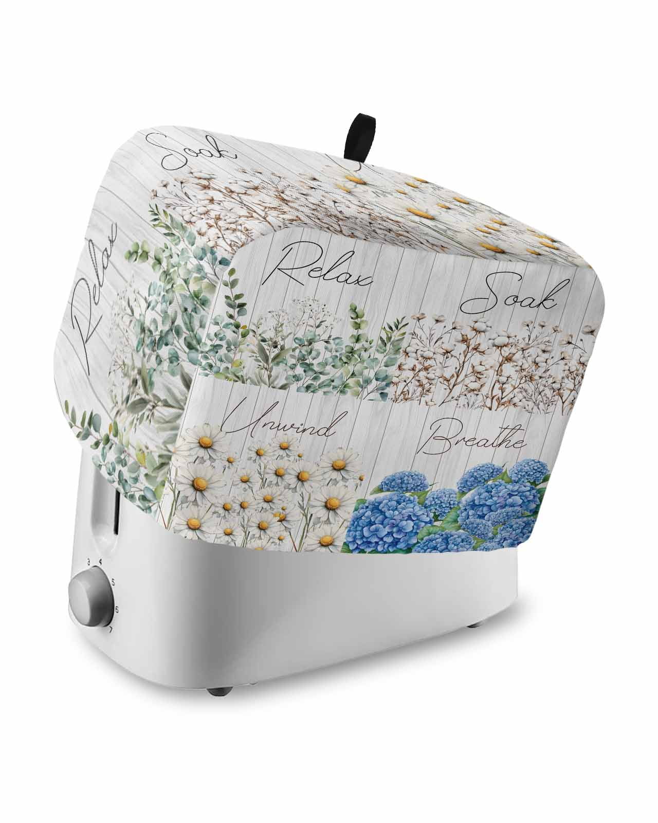 Fsddascl Spring Floral Toaster Cover 2 Slice, Small Kitchen Appliance ...