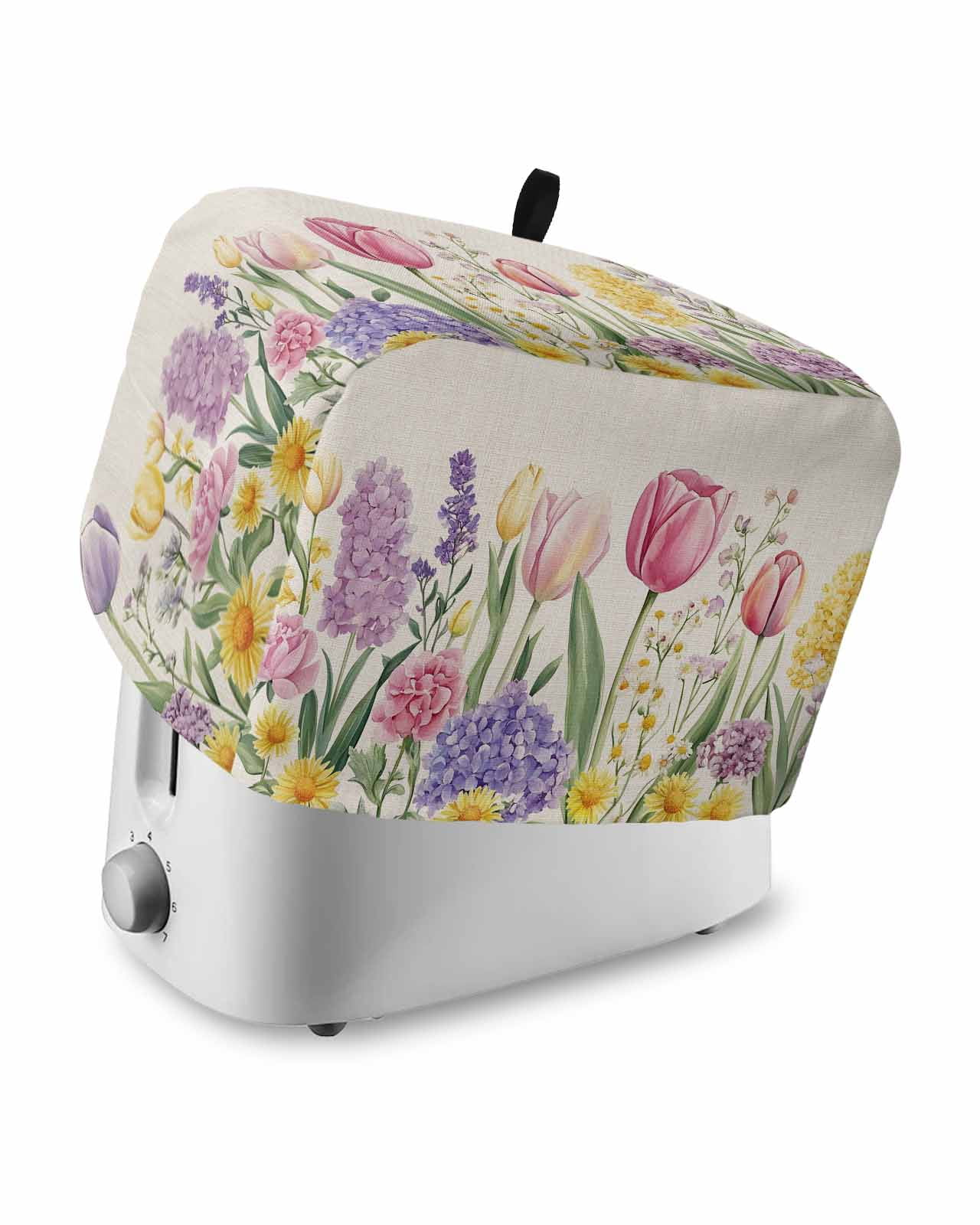 Fsddascl Spring Floral Toaster Cover 2 Slice, Small Kitchen Appliance ...