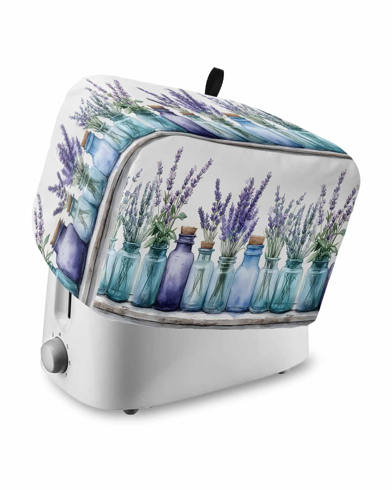 Fsddascl Spring Purple Floral Small Toaster Cover 2 Slice, Kitchen ...