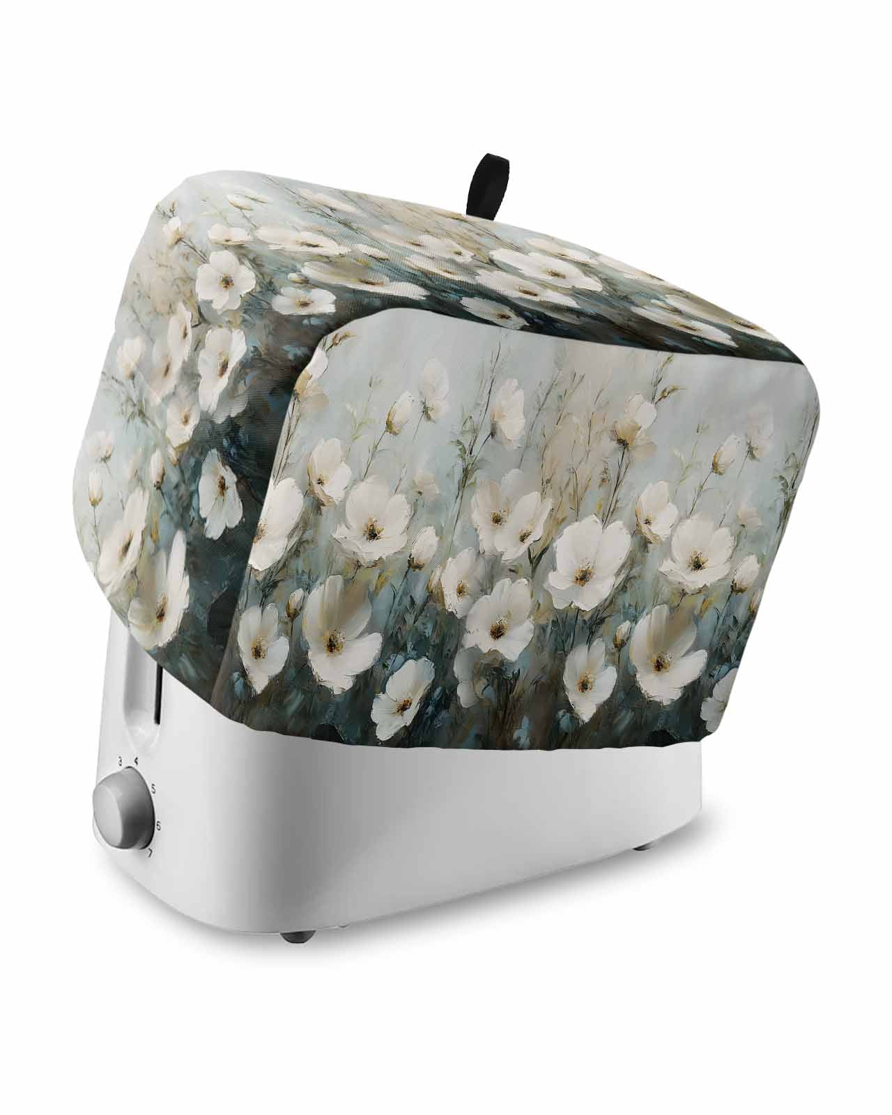 Fsddascl Spring White Floral Small Toaster Cover 2 Slice, Kitchen ...