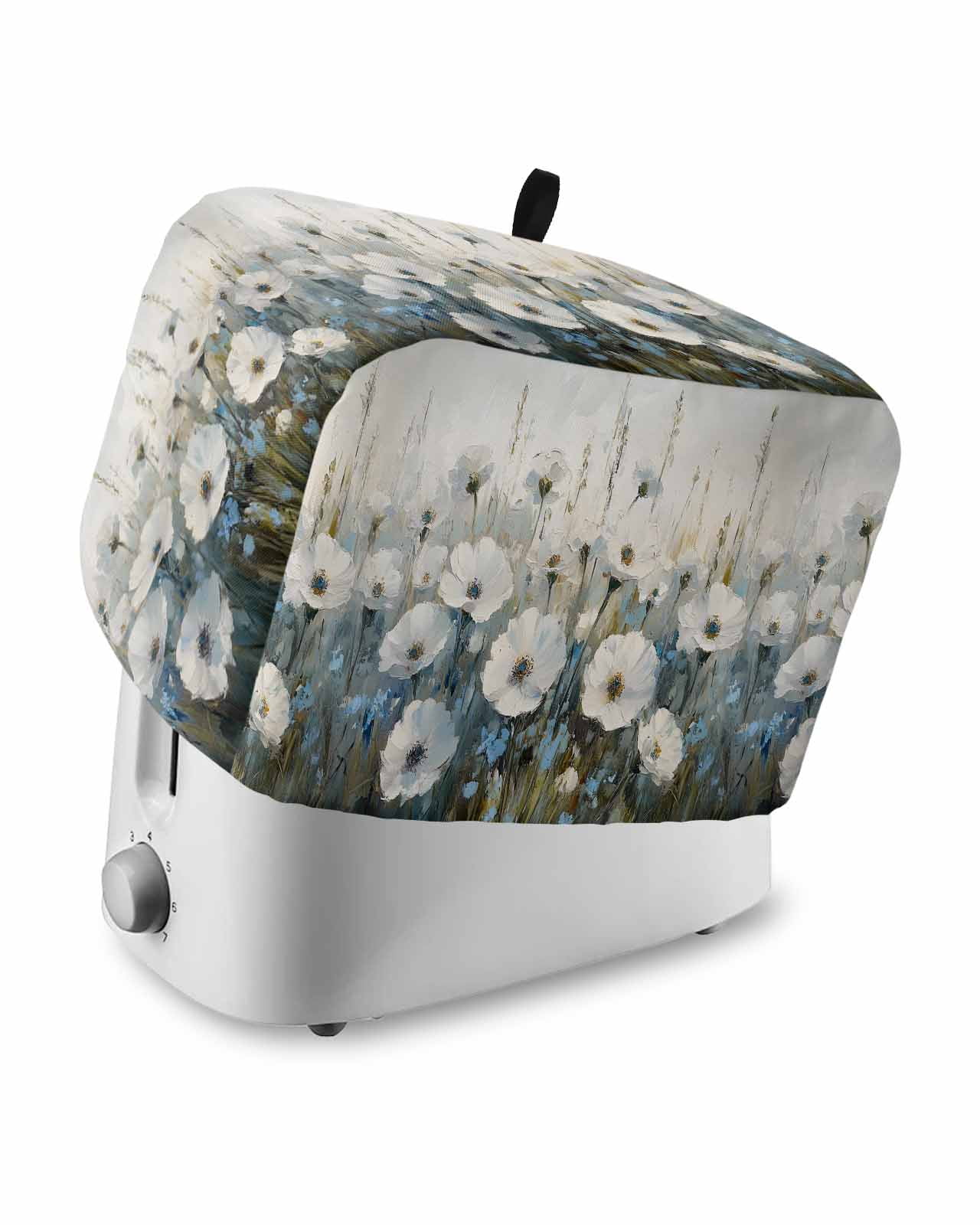 Fsddascl Spring White Floral Toaster Cover 2 Slice, Small Kitchen ...