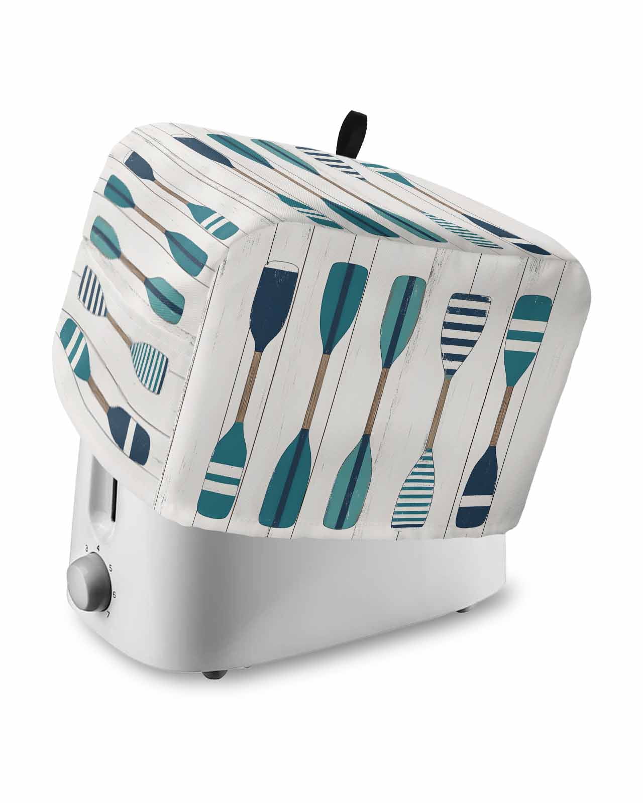 Fsddascl Striped Lake Paddles Toaster Cover 2 Slice, Small Kitchen ...