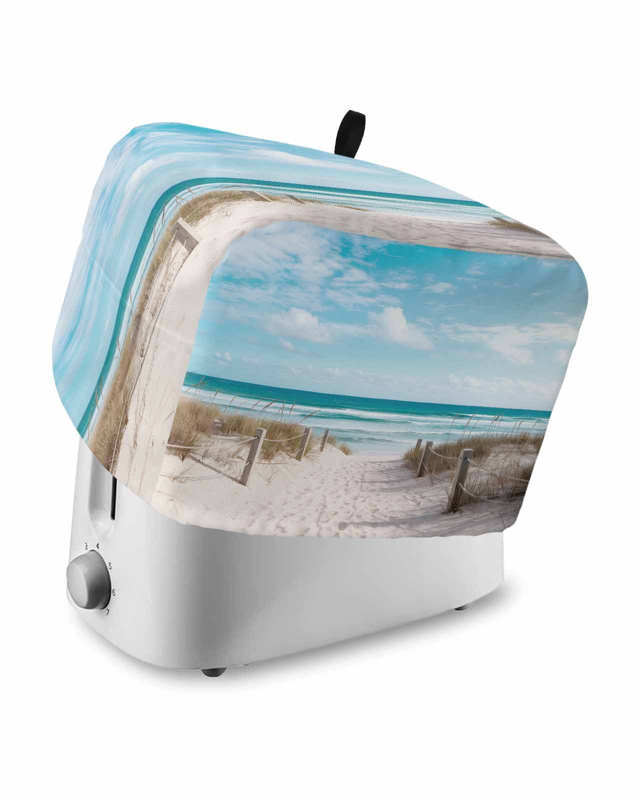 Fsddascl Summer Beach Small Toaster Cover 2 Slice, Kitchen Appliance Covers, Coastal Ocean ...