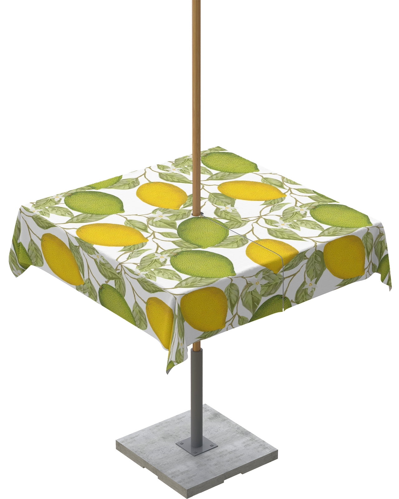 Fsddascl Summer Lemon Outdoor Tablecloth - 60x60 Inch Square Dining ...