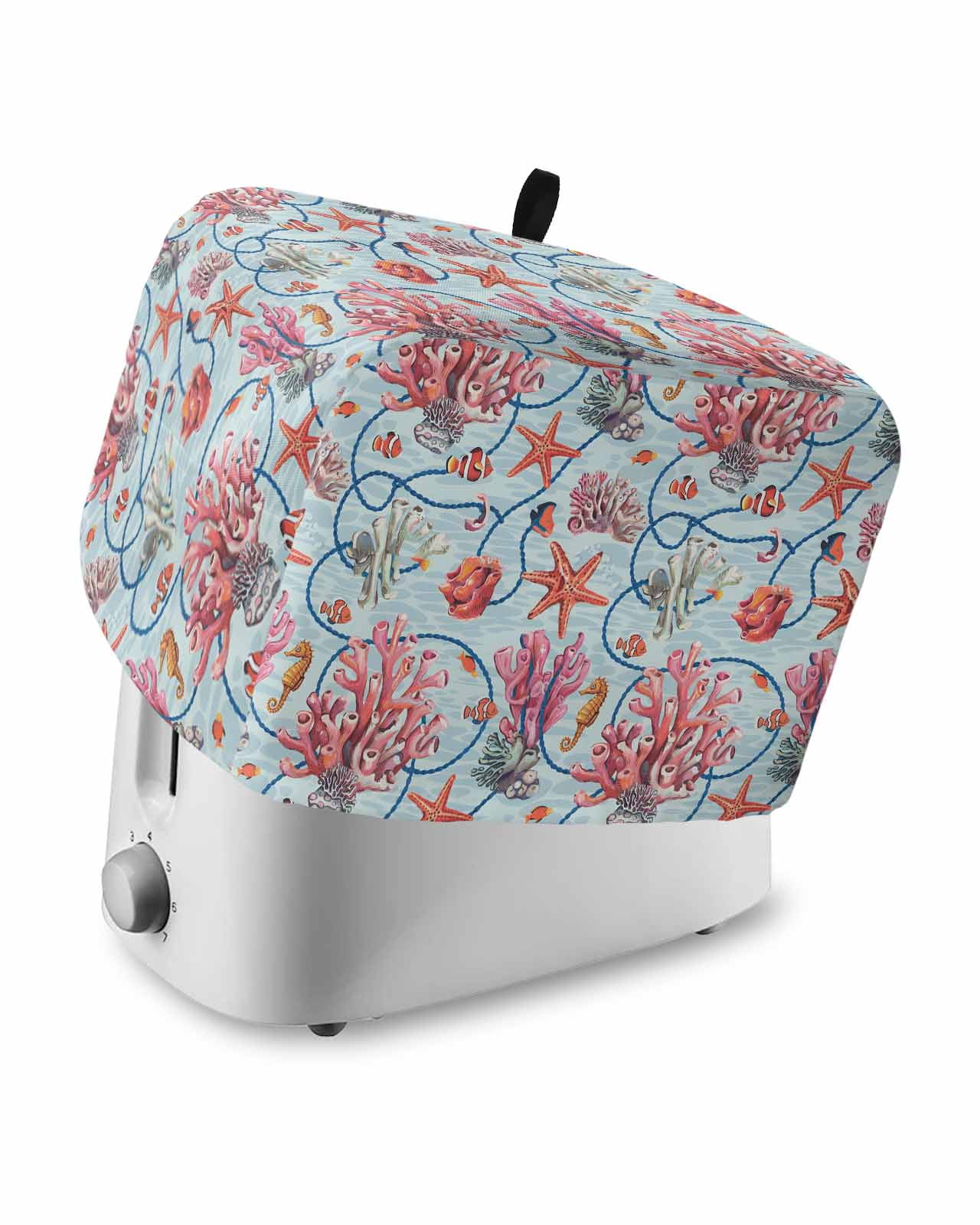 Fsddascl Summer Ocean Coral Toaster Cover 4 Slice, Large Kitchen ...