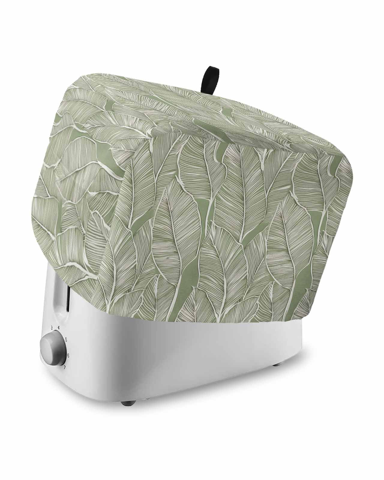 Fsddascl Summer Palm Leaf Toaster Cover 2 Slice, Small Kitchen ...