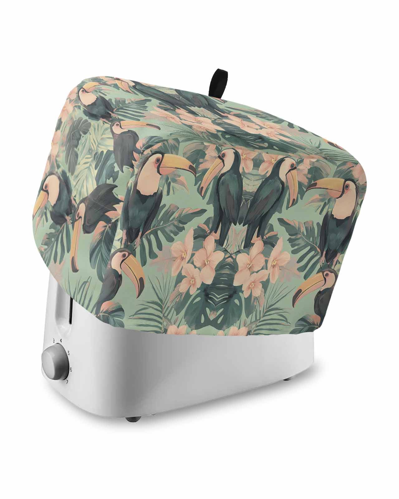 Fsddascl Summer Parrot Small Toaster Cover 2 Slice, Kitchen Appliance ...