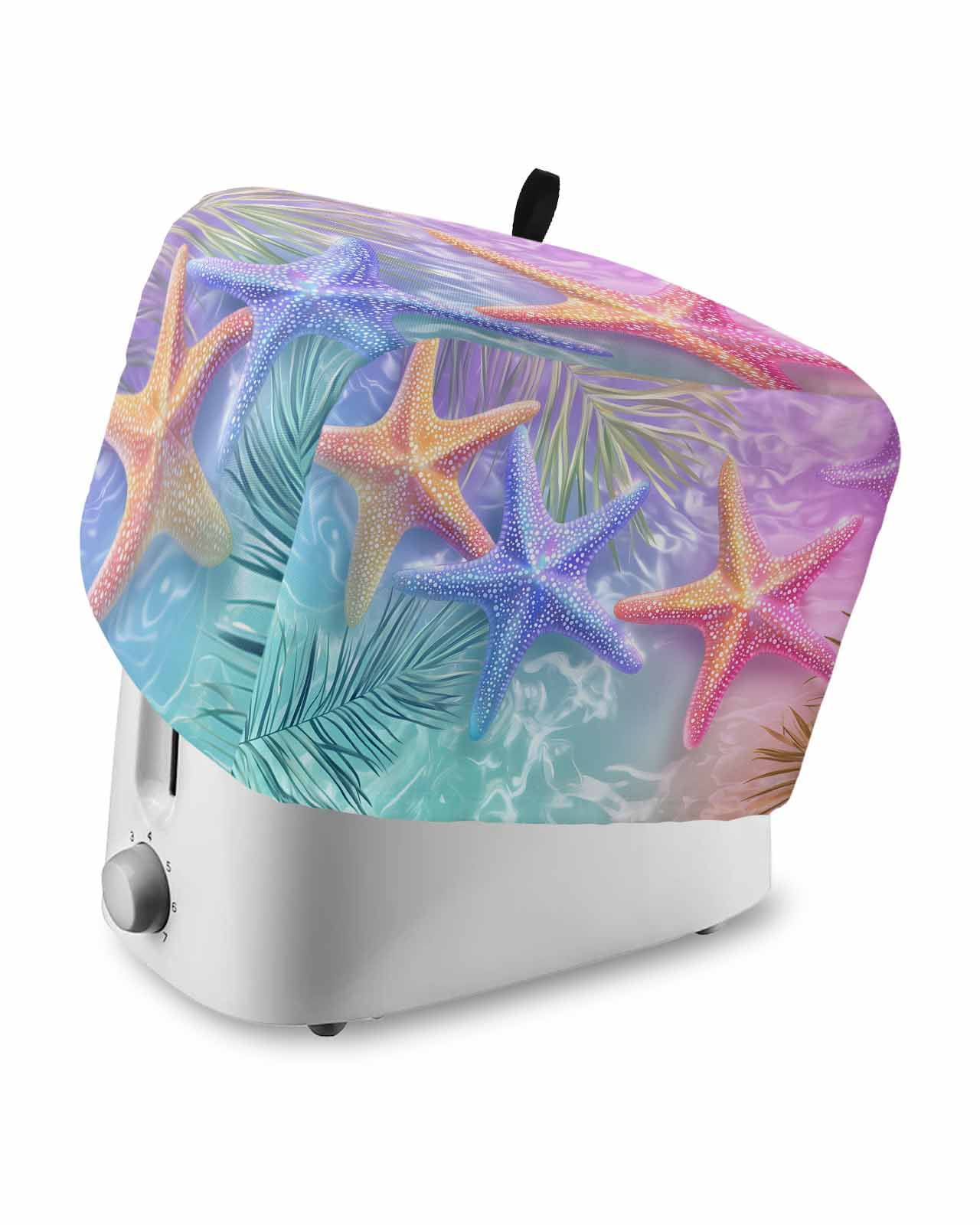 Fsddascl Summer Pink Blue Starfish Toaster Cover 2 Slice, Small Kitchen ...