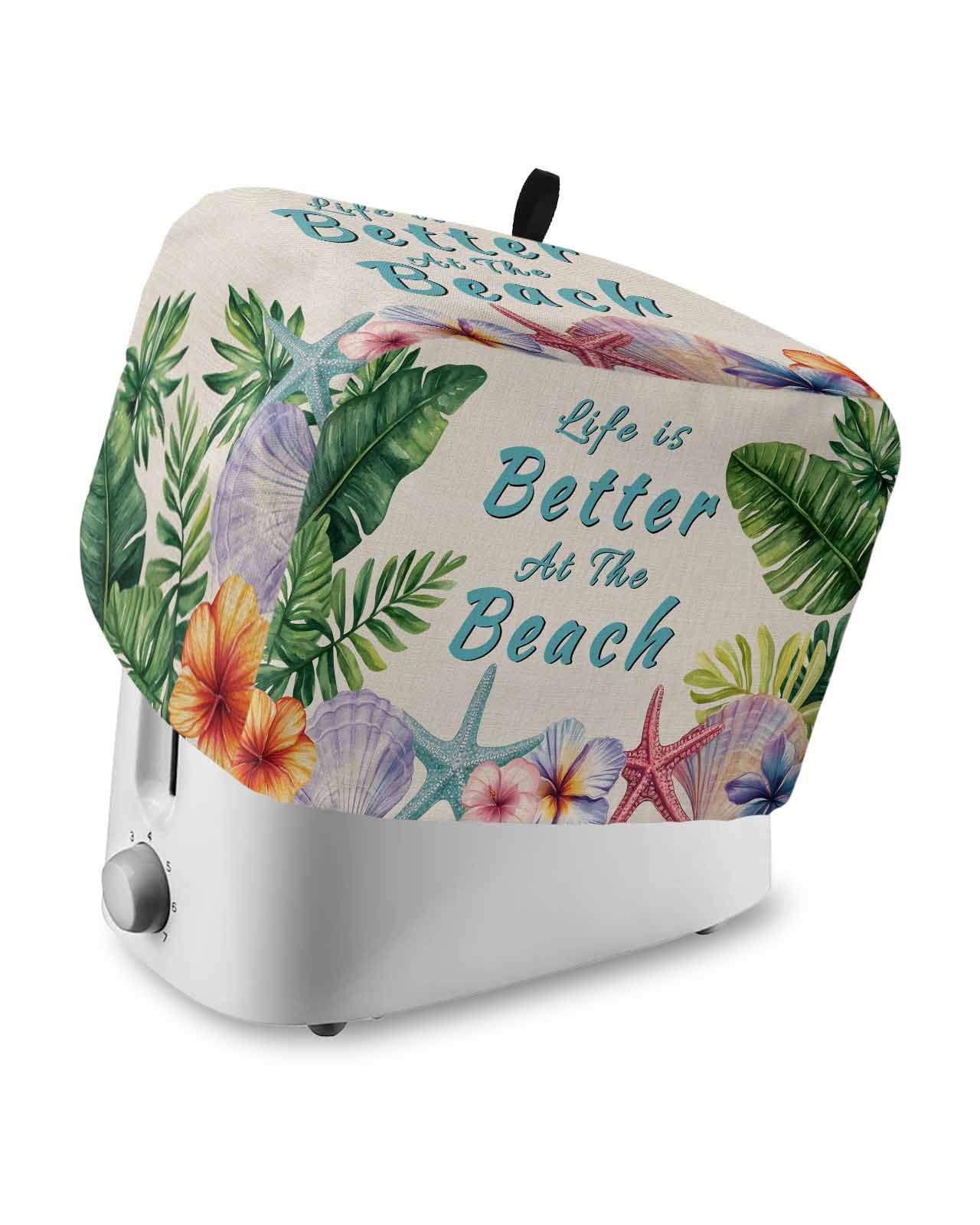Fsddascl Summer Tropical Palm Leaf Toaster Cover 2 Slice, Small Kitchen ...