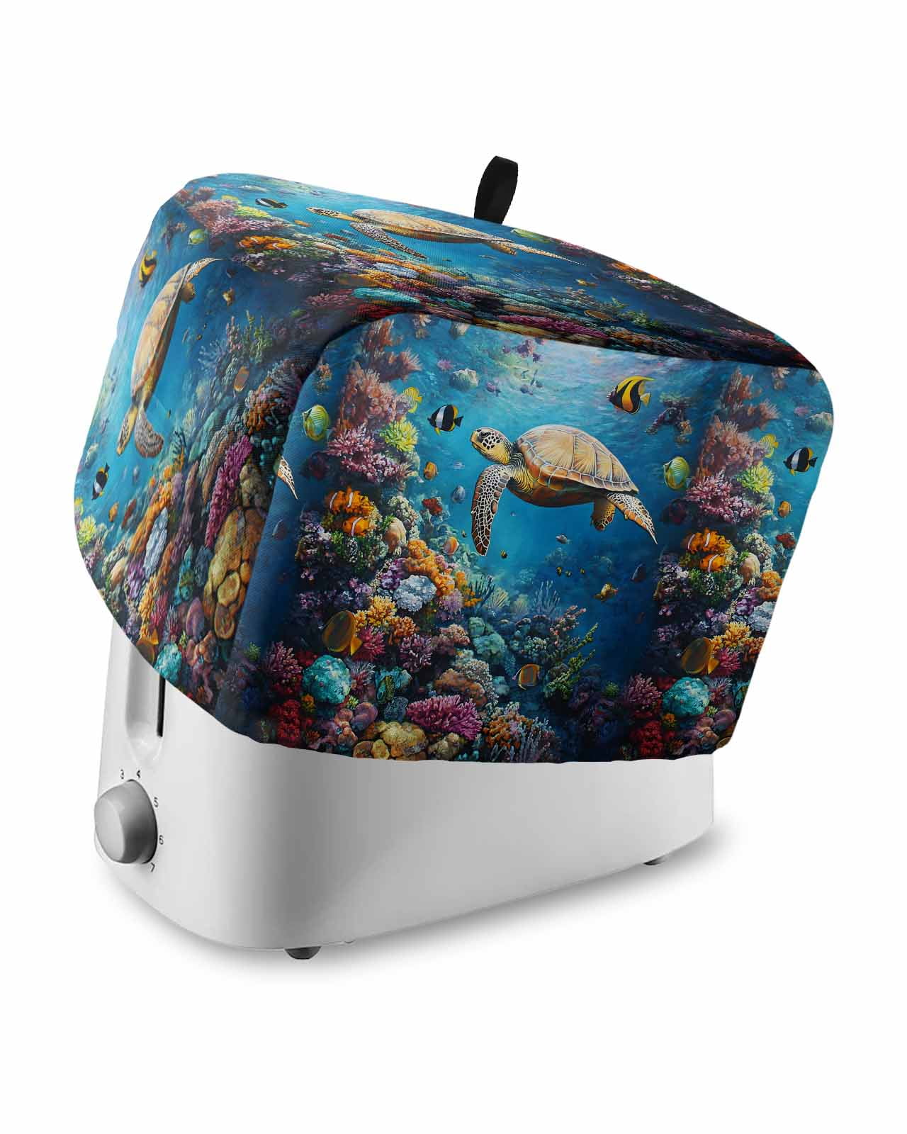 Fsddascl Summer Turtle Toaster Cover 2 Slice, Small Kitchen Appliance ...