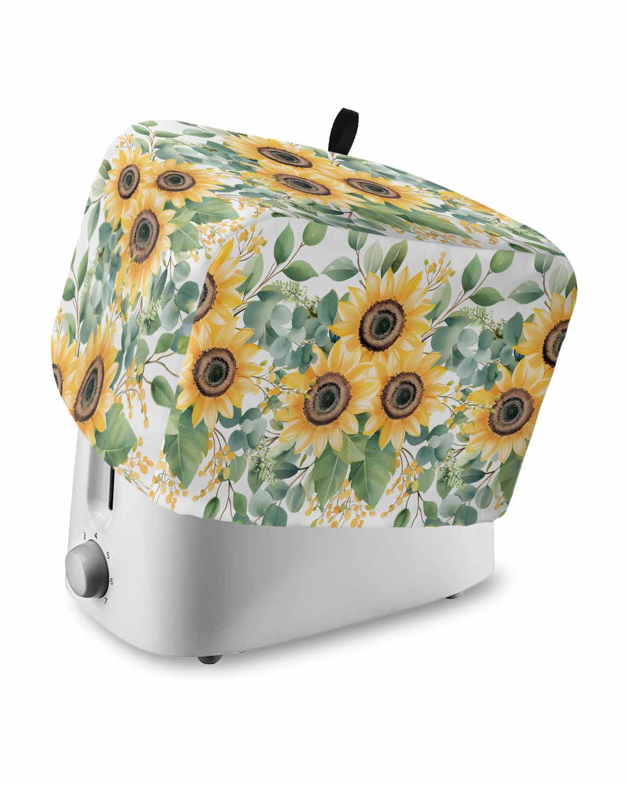 Fsddascl Sunflower Eucalyptus Toaster Cover 2 Slice, Small Kitchen ...