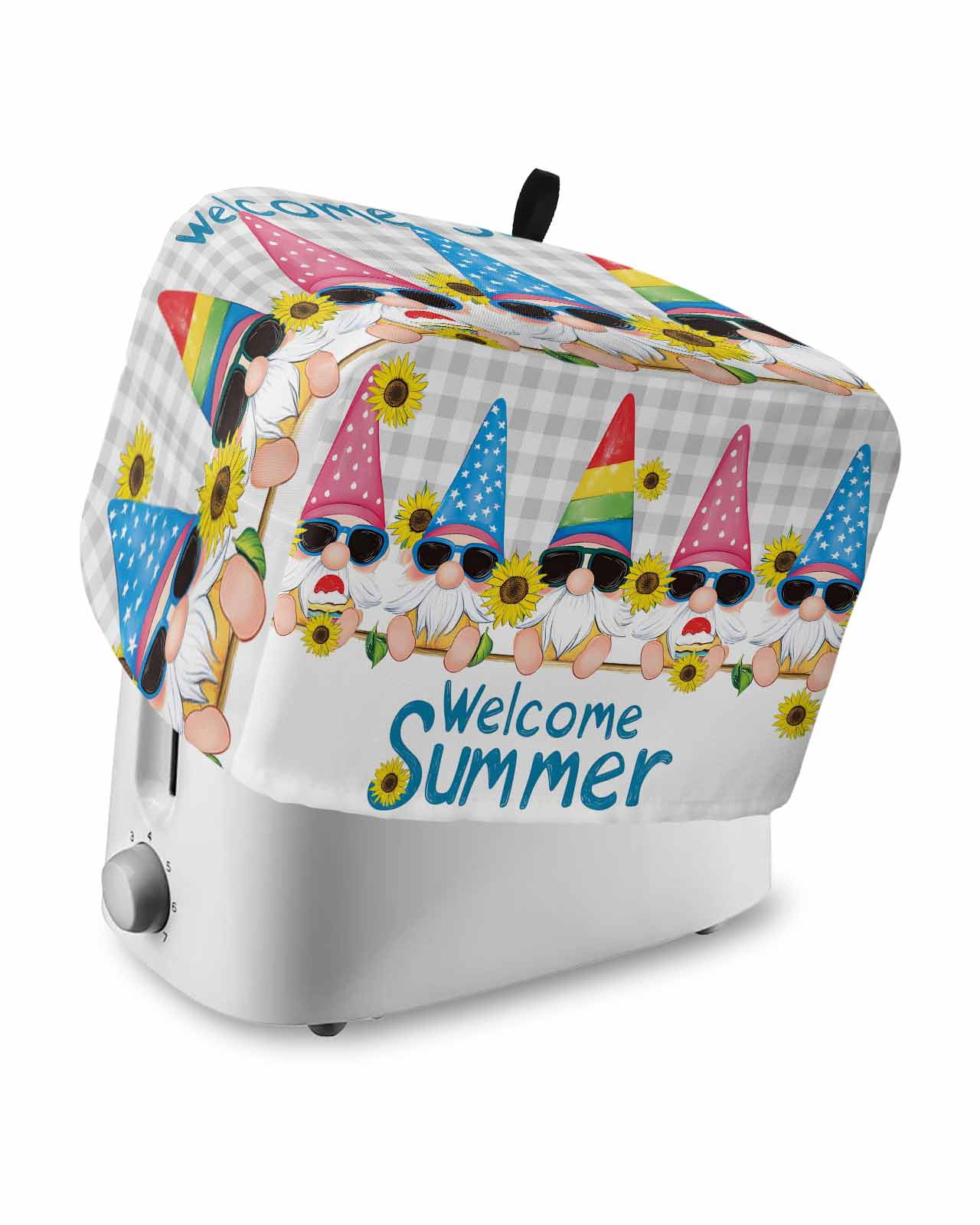 Fsddascl Sunflower Gnomes Toaster Cover 2 Slice, Small Kitchen ...