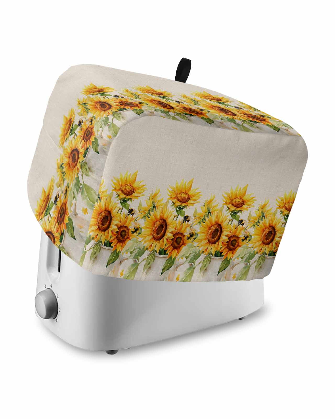 Fsddascl Sunflower Small Toaster Cover 2 Slice, Kitchen Appliance Covers, Summer Yellow Floral ...