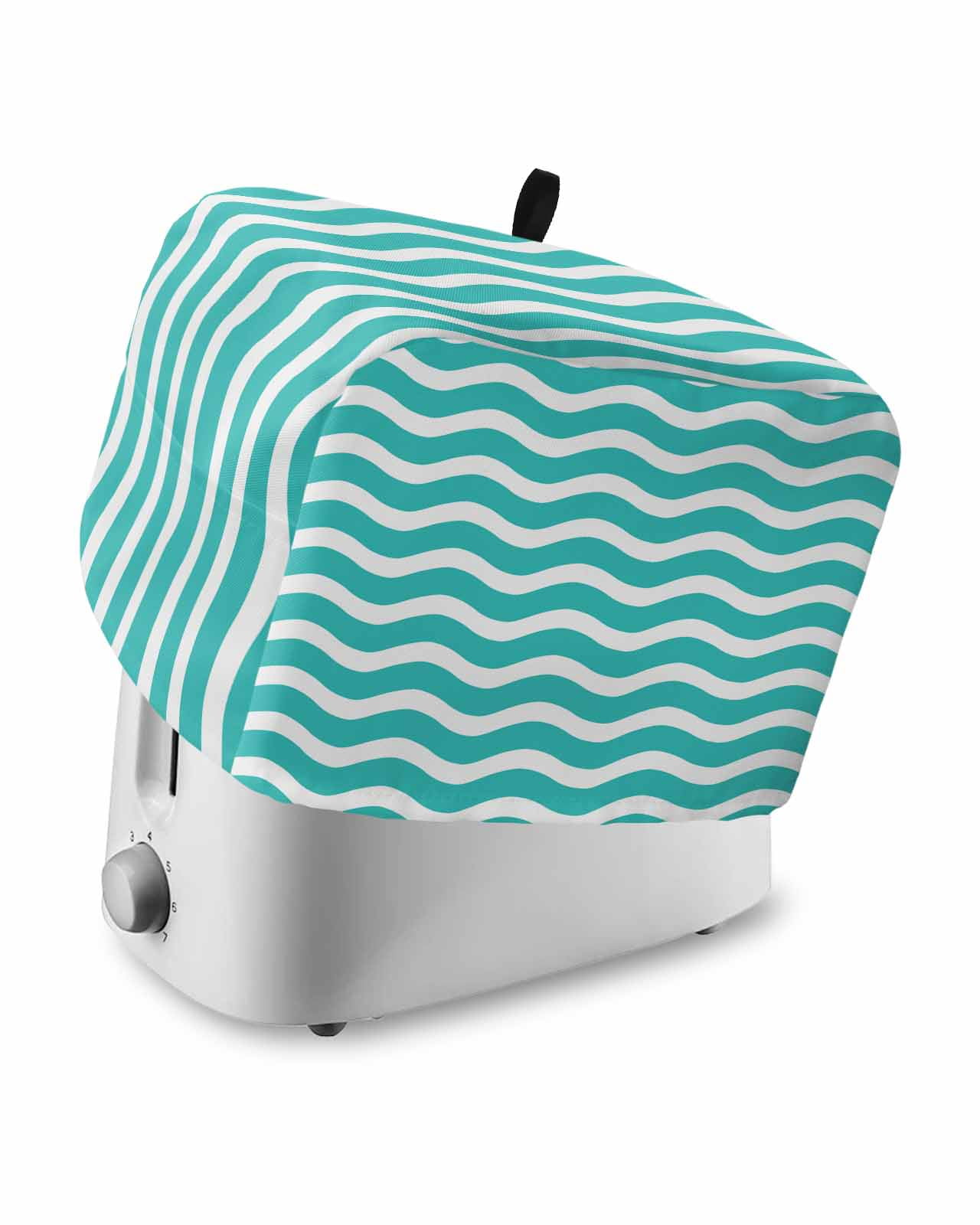 Fsddascl Teal Aqua Moire Ombre Toaster Cover 2 Slice, Small Kitchen ...