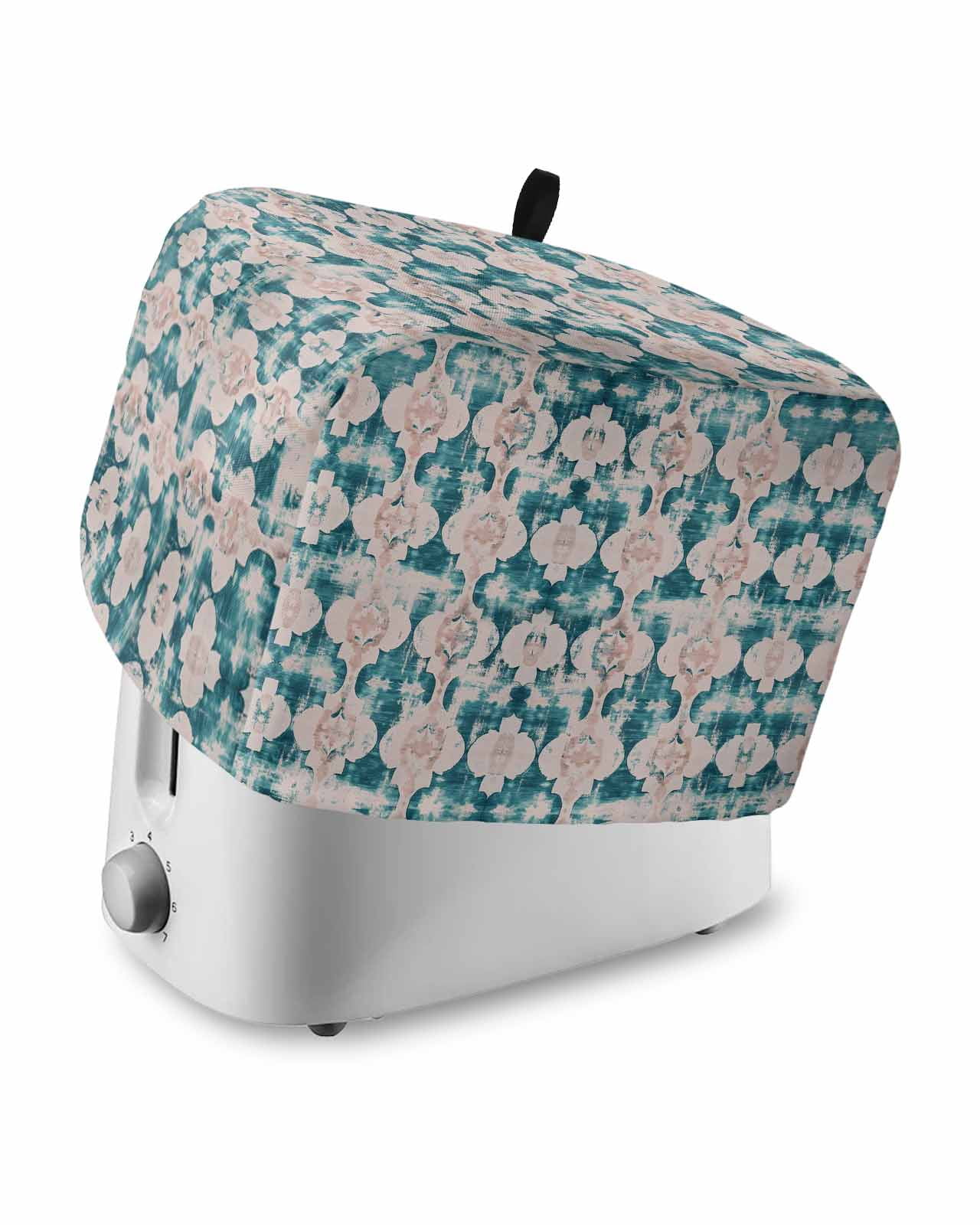 Fsddascl Teal Boho Toaster Cover 2 Slice, Small Kitchen Appliance Covers, Farmhouse Retro Ethnic ...