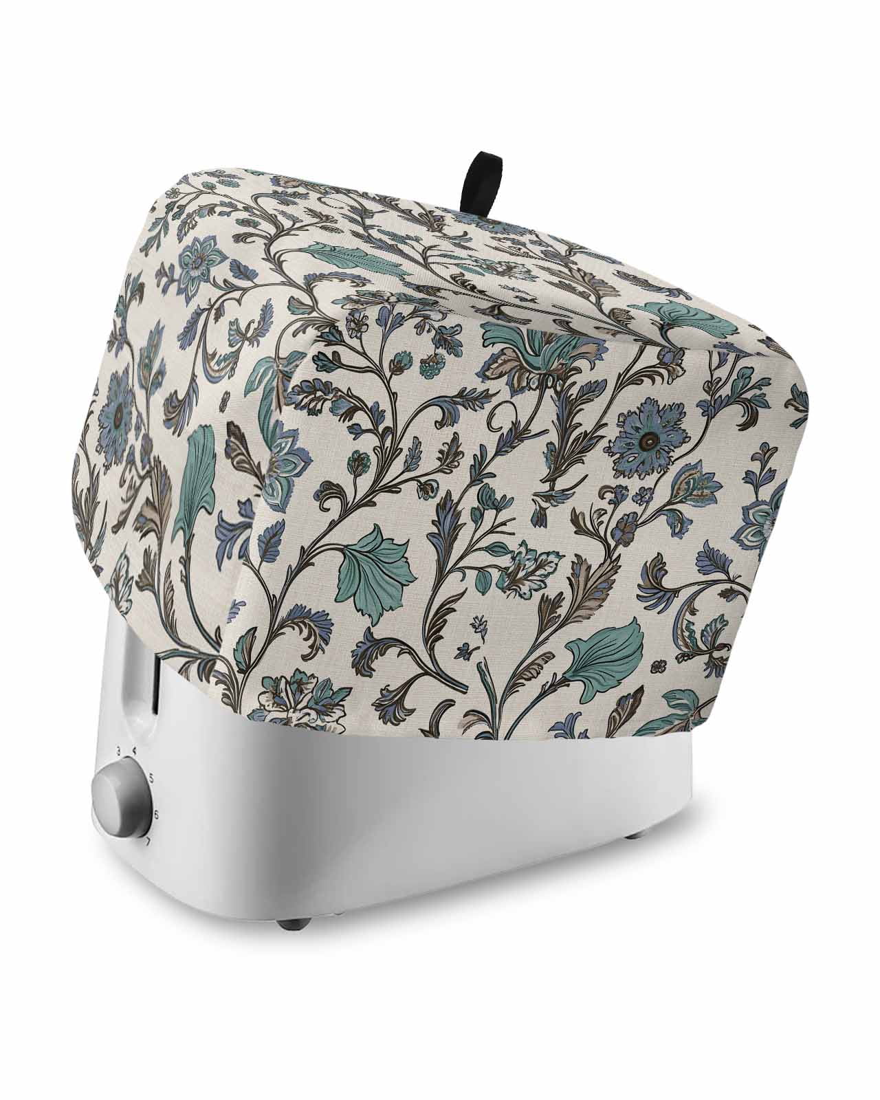 Fsddascl Teal Green Leaf Toaster Cover 2 Slice, Small Kitchen Appliance ...