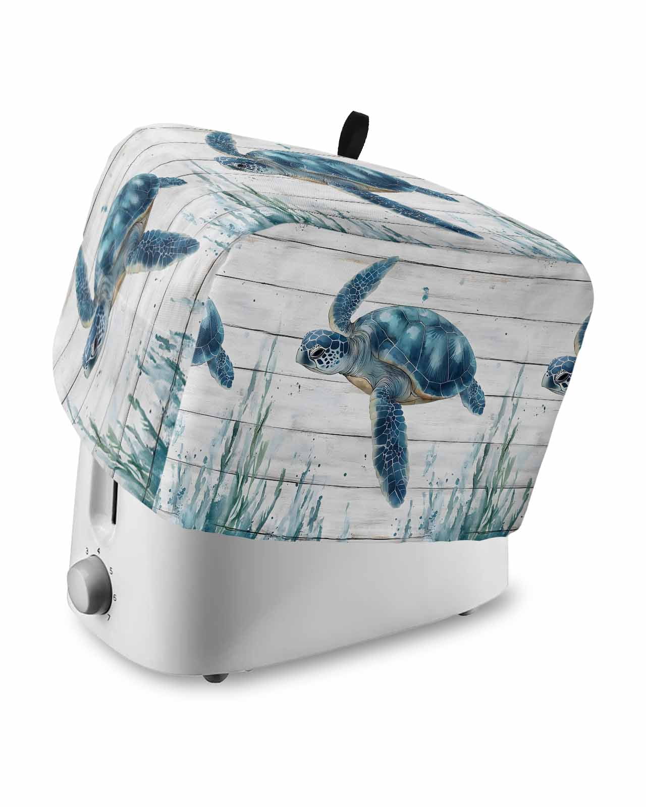 Fsddascl Teal Green Ocean Turtle Small Toaster Cover 2 Slice, Kitchen ...