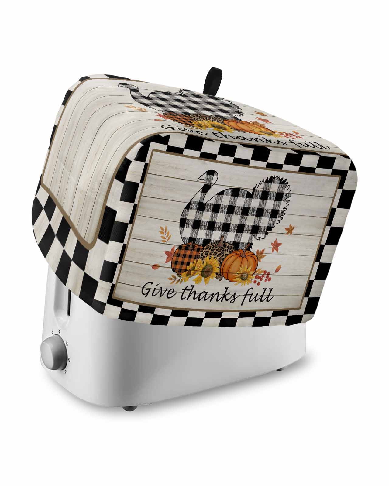 Fsddascl Thanksgiving Small Toaster Cover 2 Slice, Kitchen Appliance ...