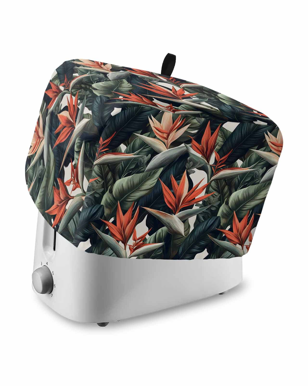 Fsddascl Tropical Flowers Leaves Toaster Cover 2 Slice, Small Kitchen ...