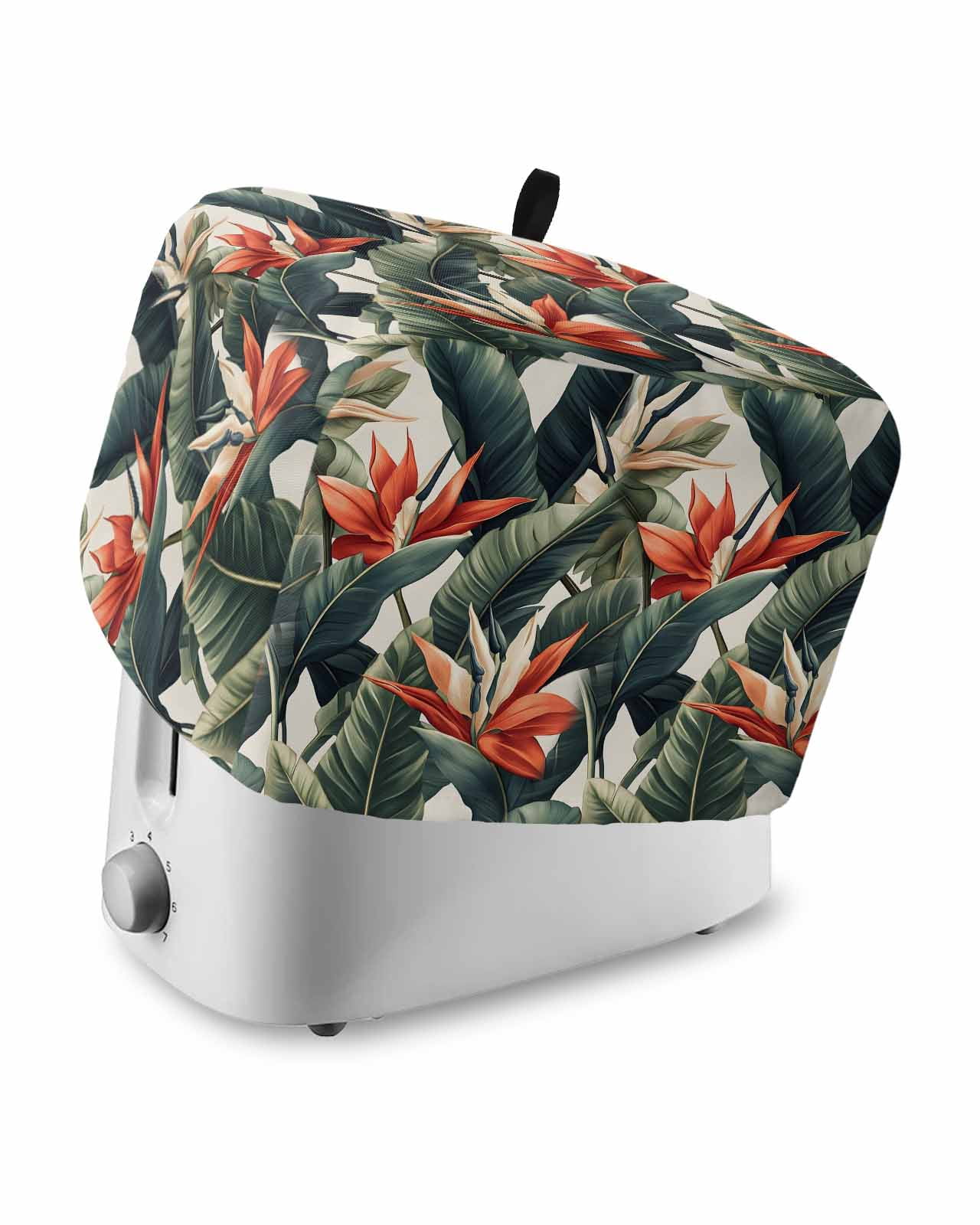 Fsddascl Tropical Plant Toaster Cover 2 Slice, Small Kitchen Appliance ...