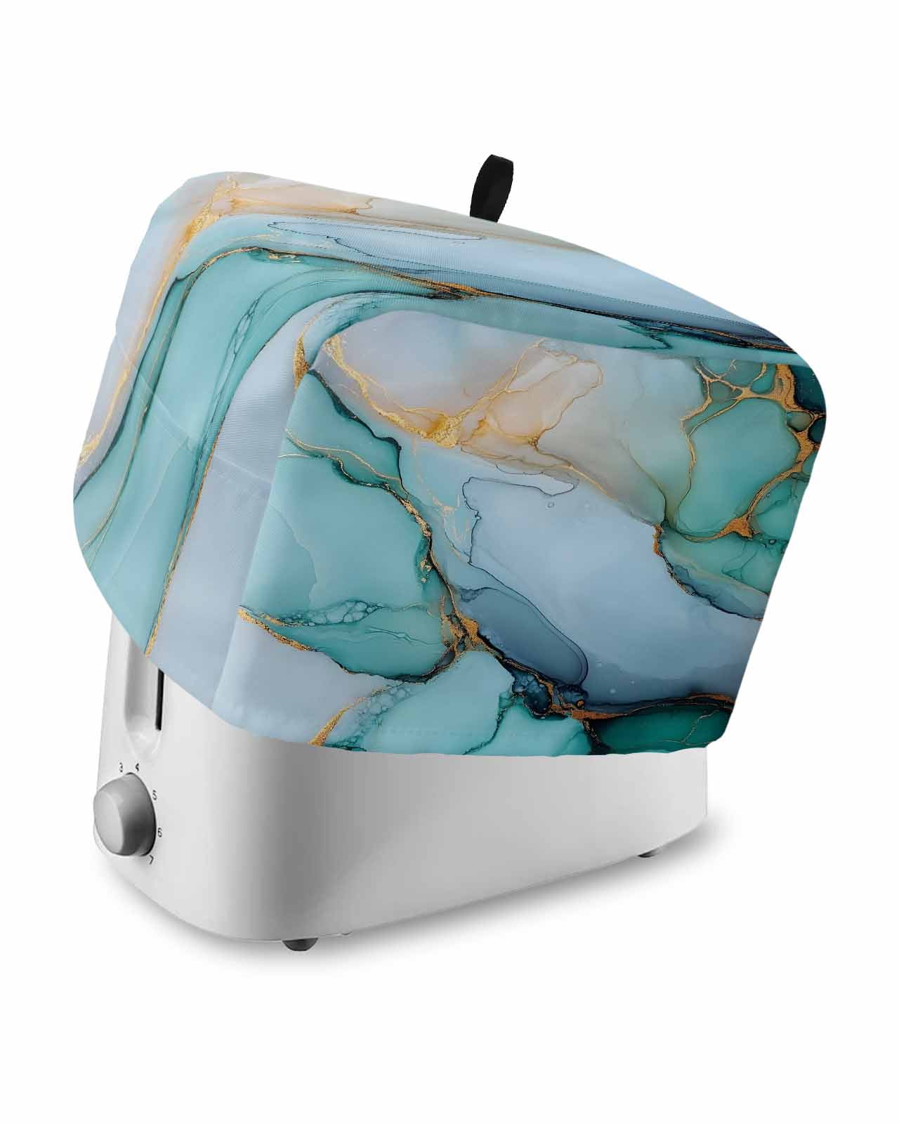 Fsddascl Turquoise Marble Toaster Cover 2 Slice, Small Kitchen ...