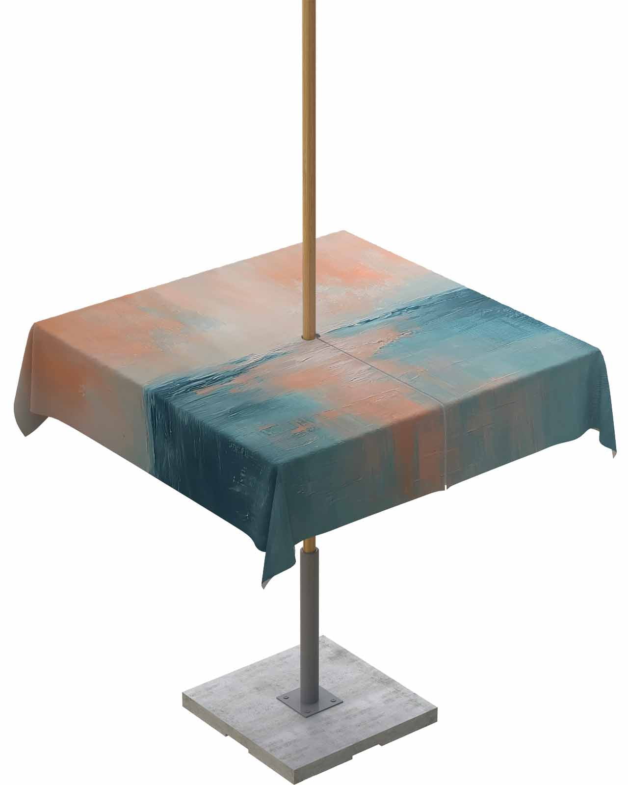 Fsddascl Turquoise Pink Ombre Outdoor Tablecloth - 54x54 Inch Square ...