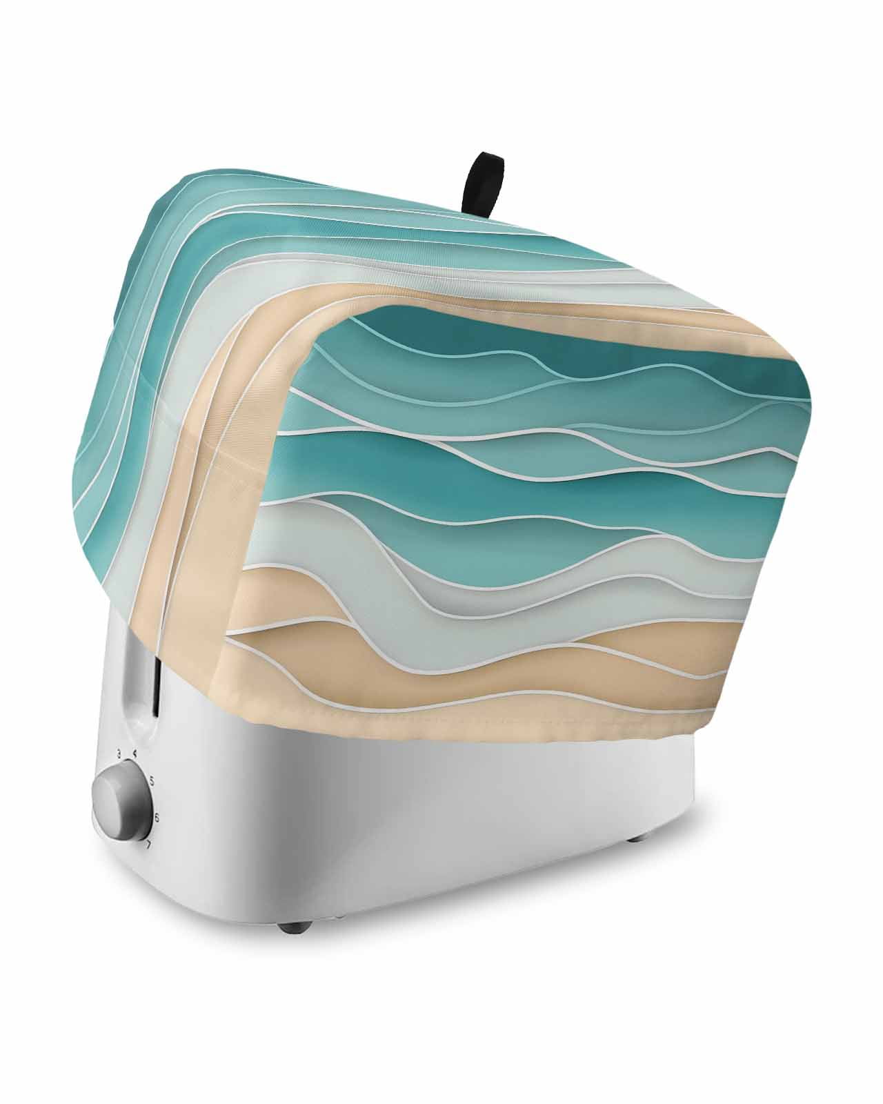 Fsddascl Turquoise Toaster Cover 4 Slice, Large Kitchen Appliance ...