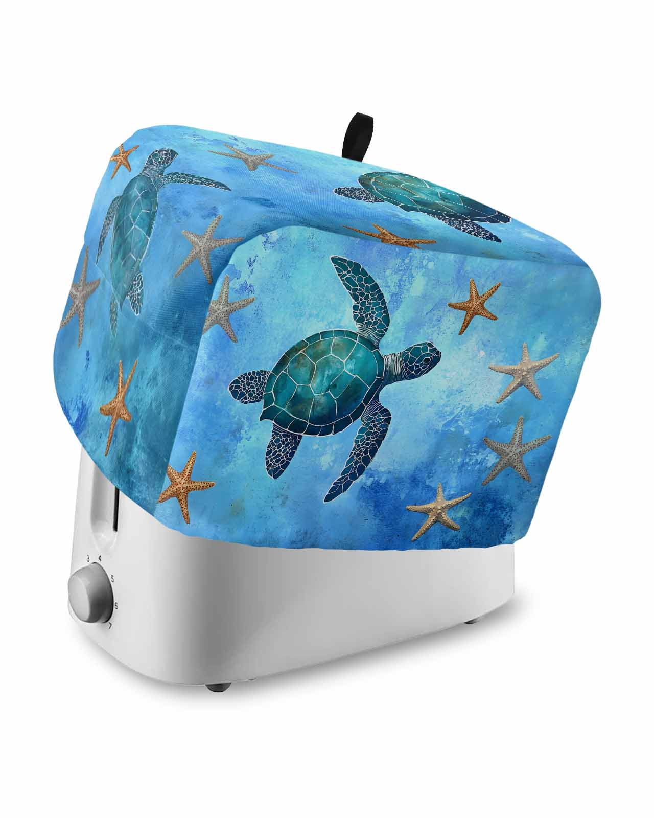 Fsddascl Turtle Blue Small Toaster Cover 2 Slice, Kitchen Appliance ...