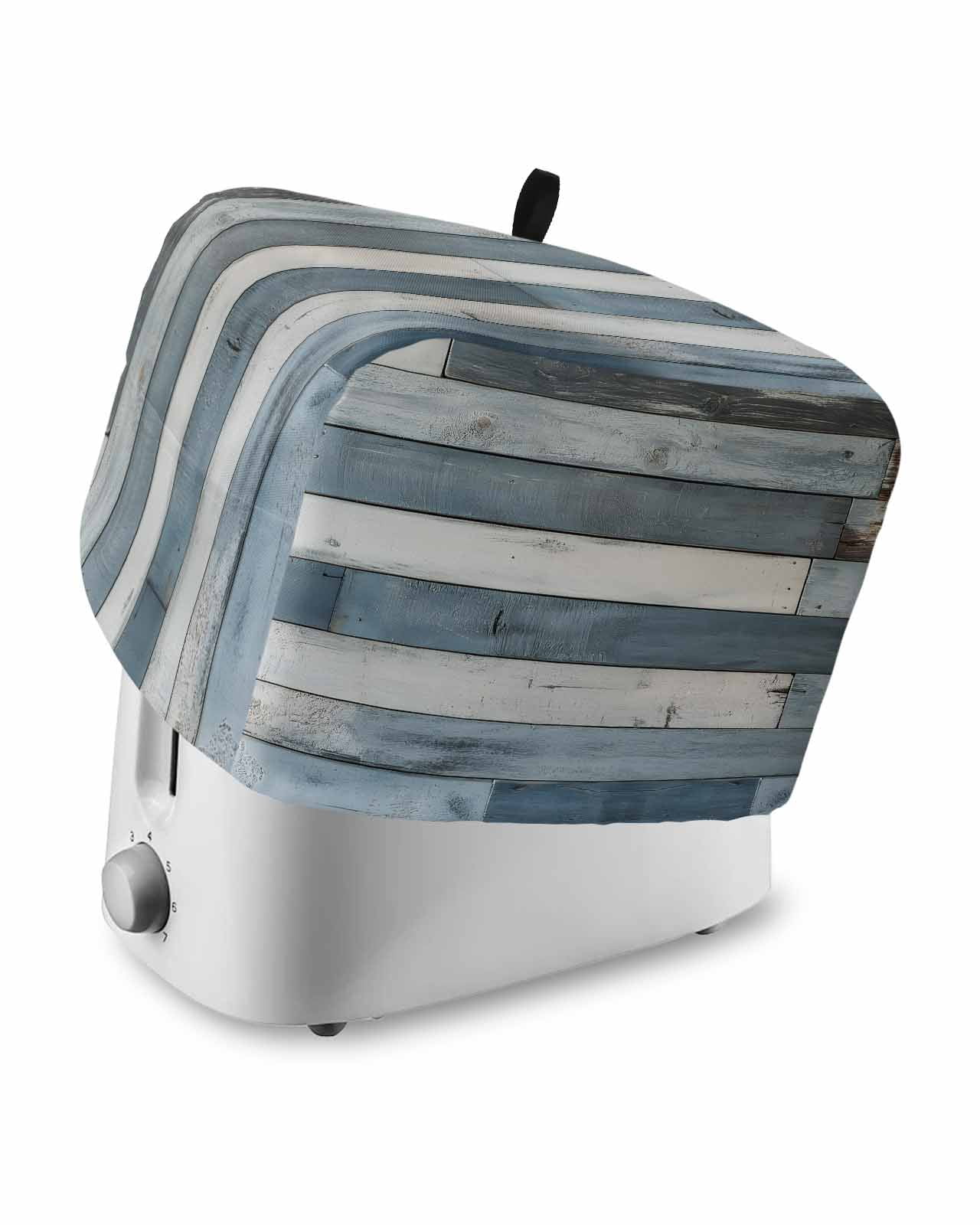 Fsddascl Vintage Blue Farmhouse Toaster Cover 4 Slice, Large Kitchen ...