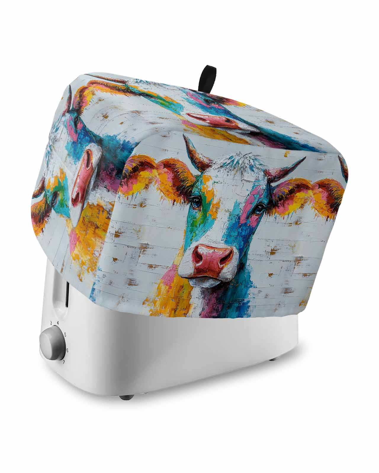 Fsddascl Vintage Cow Small Toaster Cover 2 Slice, Kitchen Appliance ...