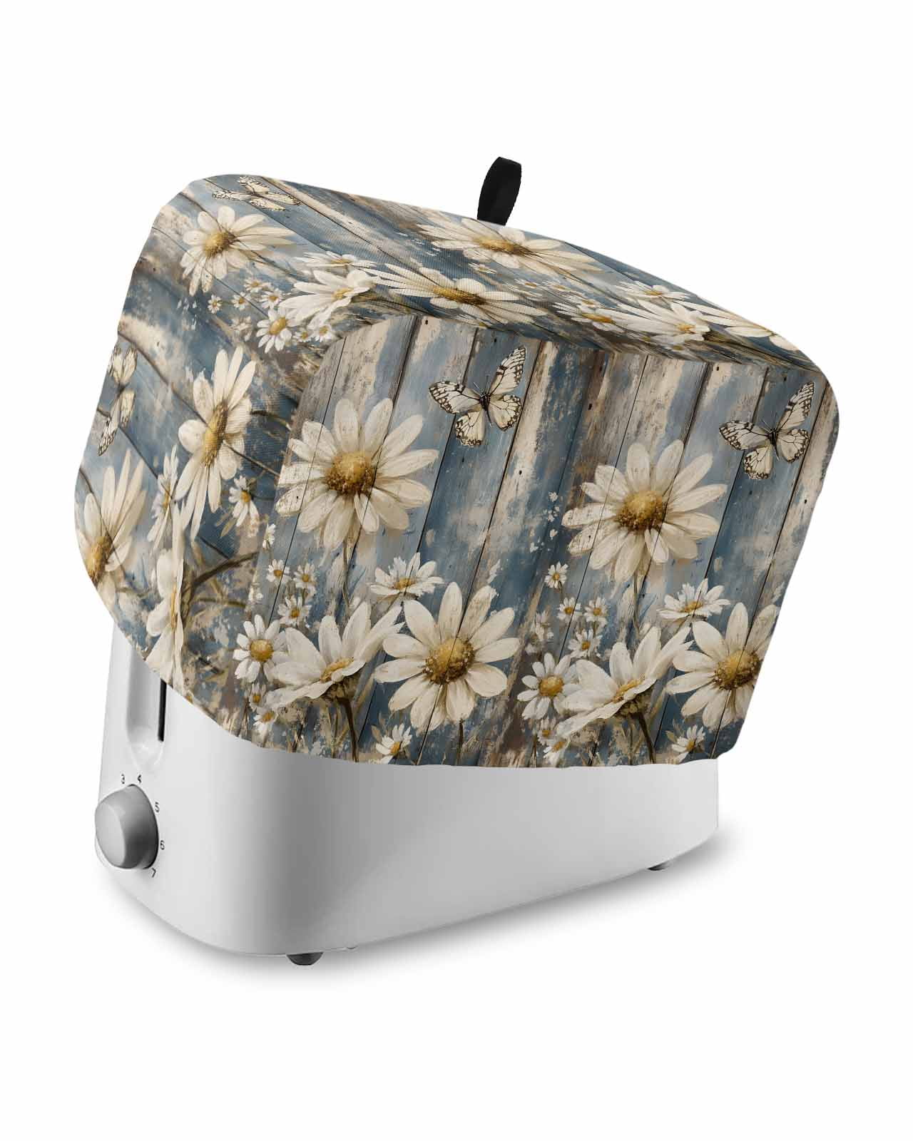 Fsddascl Vintage Daisy Toaster Cover 2 Slice, Small Kitchen Appliance ...