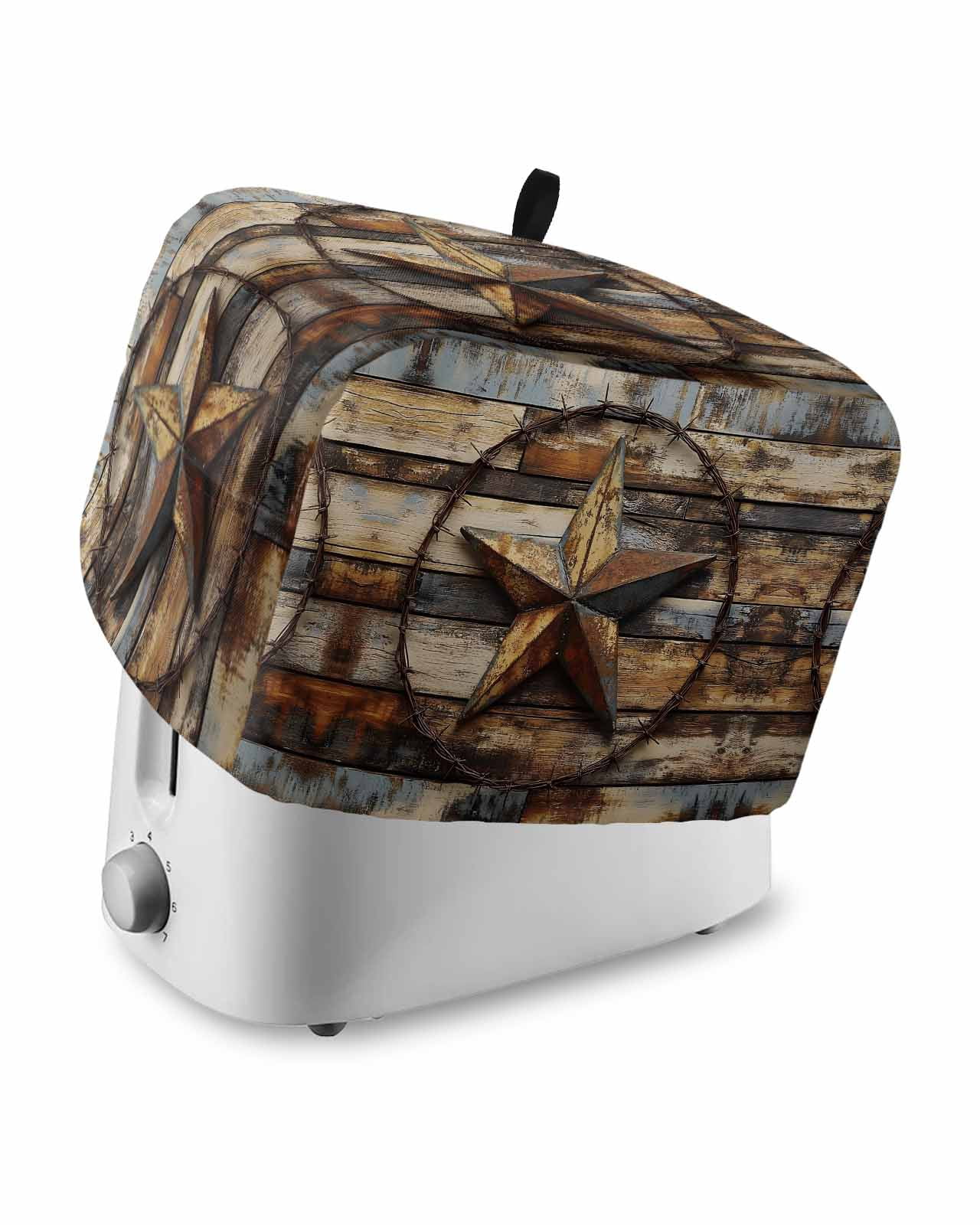 Fsddascl Vintage Farmhouse Toaster Cover 4 Slice, Large Kitchen ...