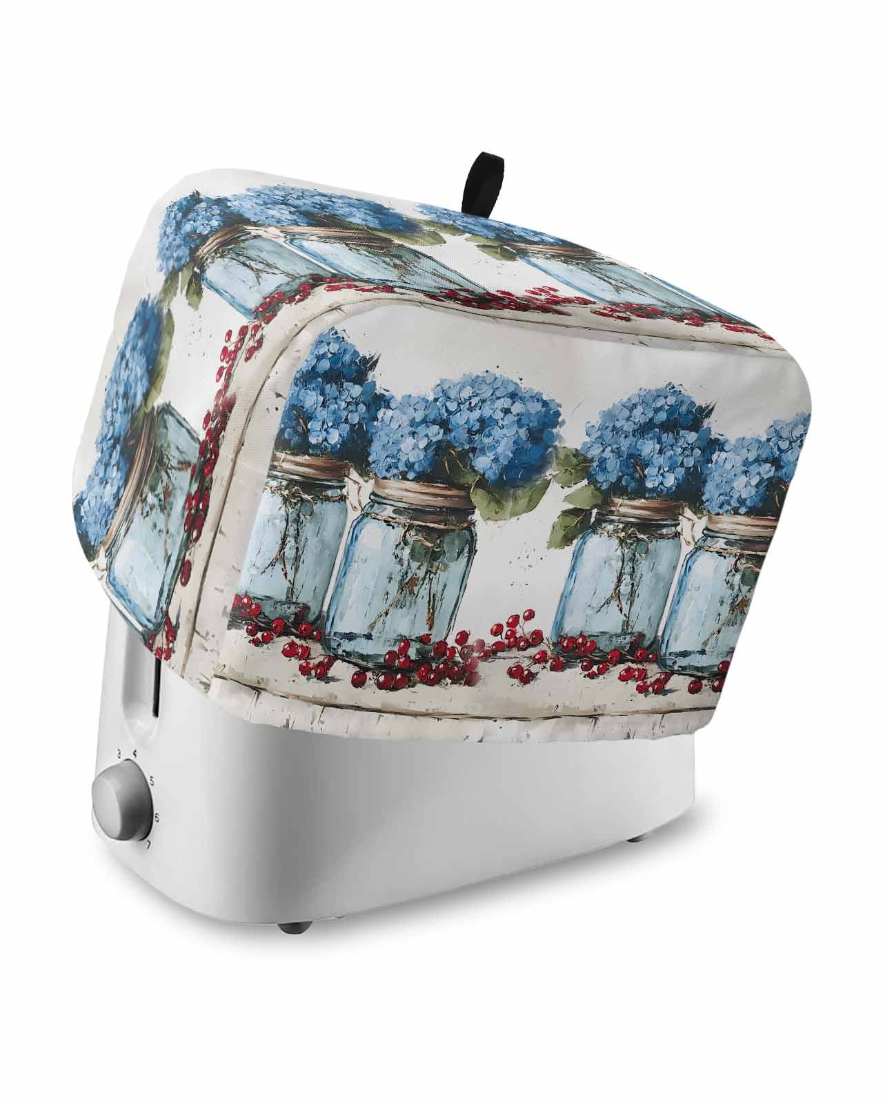 Fsddascl Vintage Flowers Small Toaster Cover 2 Slice, Kitchen Appliance ...