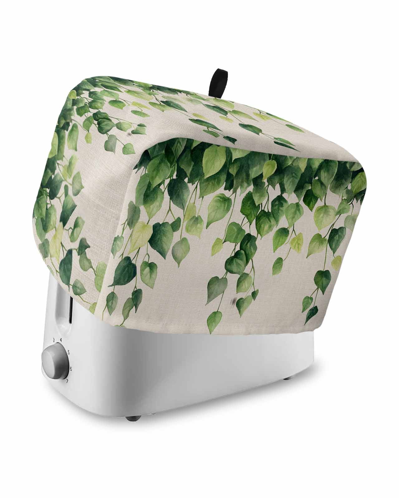 Fsddascl Vintage Green Leaf Toaster Cover 2 Slice, Small Kitchen ...