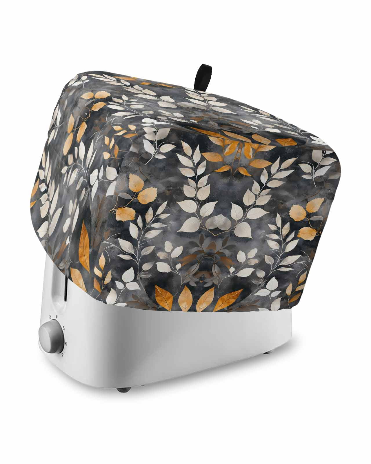 Fsddascl Vintage Leaves Toaster Cover 4 Slice, Large Kitchen Appliance ...
