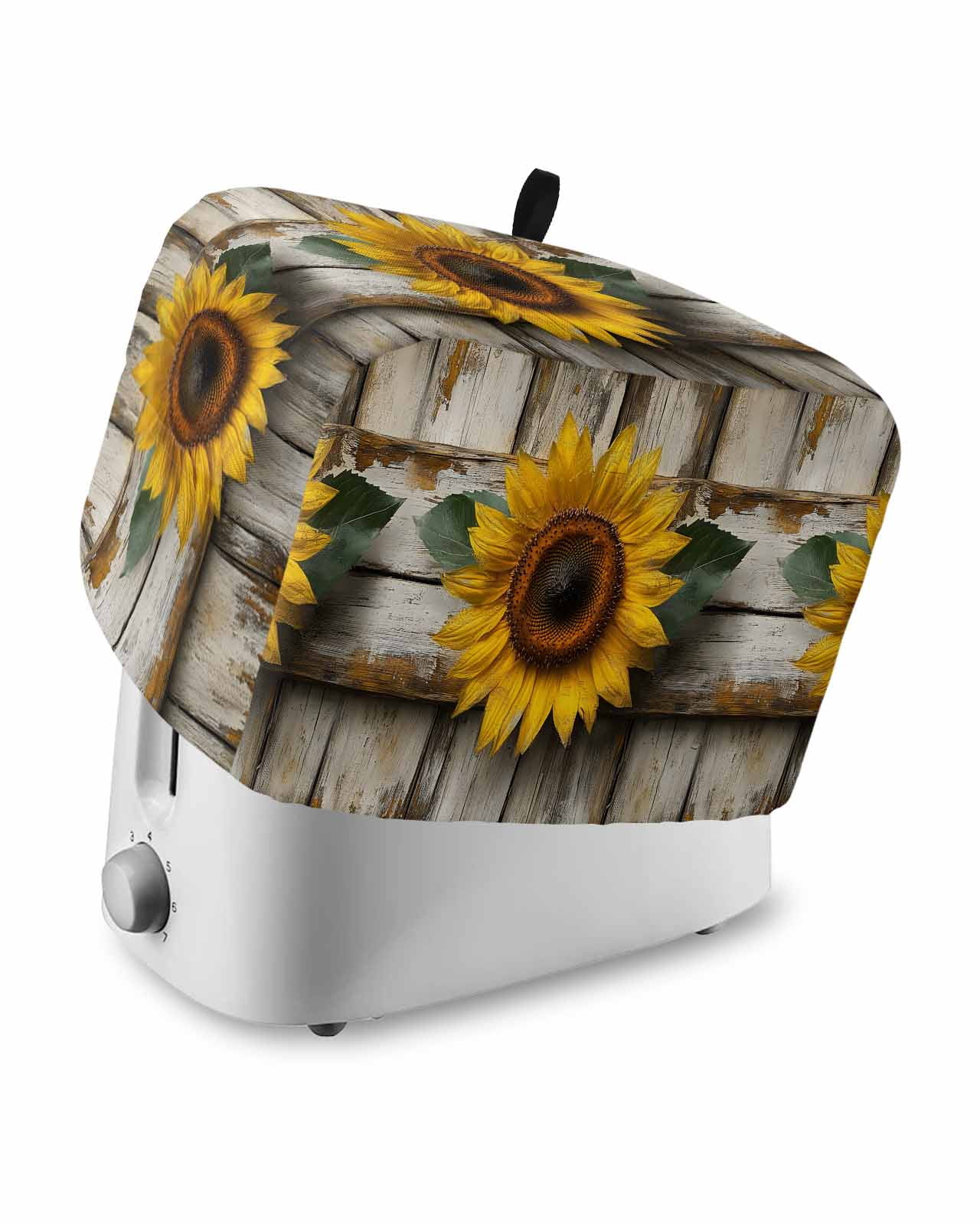 Fsddascl Vintage Sunflower Toaster Cover 2 Slice, Small Kitchen ...