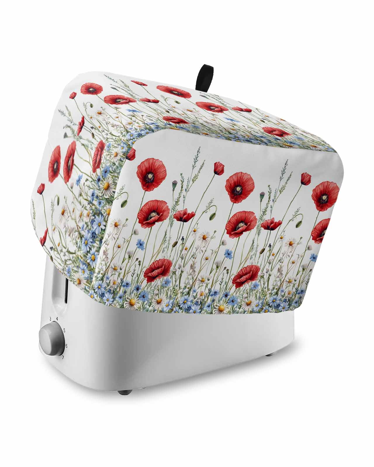 Fsddascl Watercolor Flower Toaster Cover 4 Slice, Large Kitchen ...